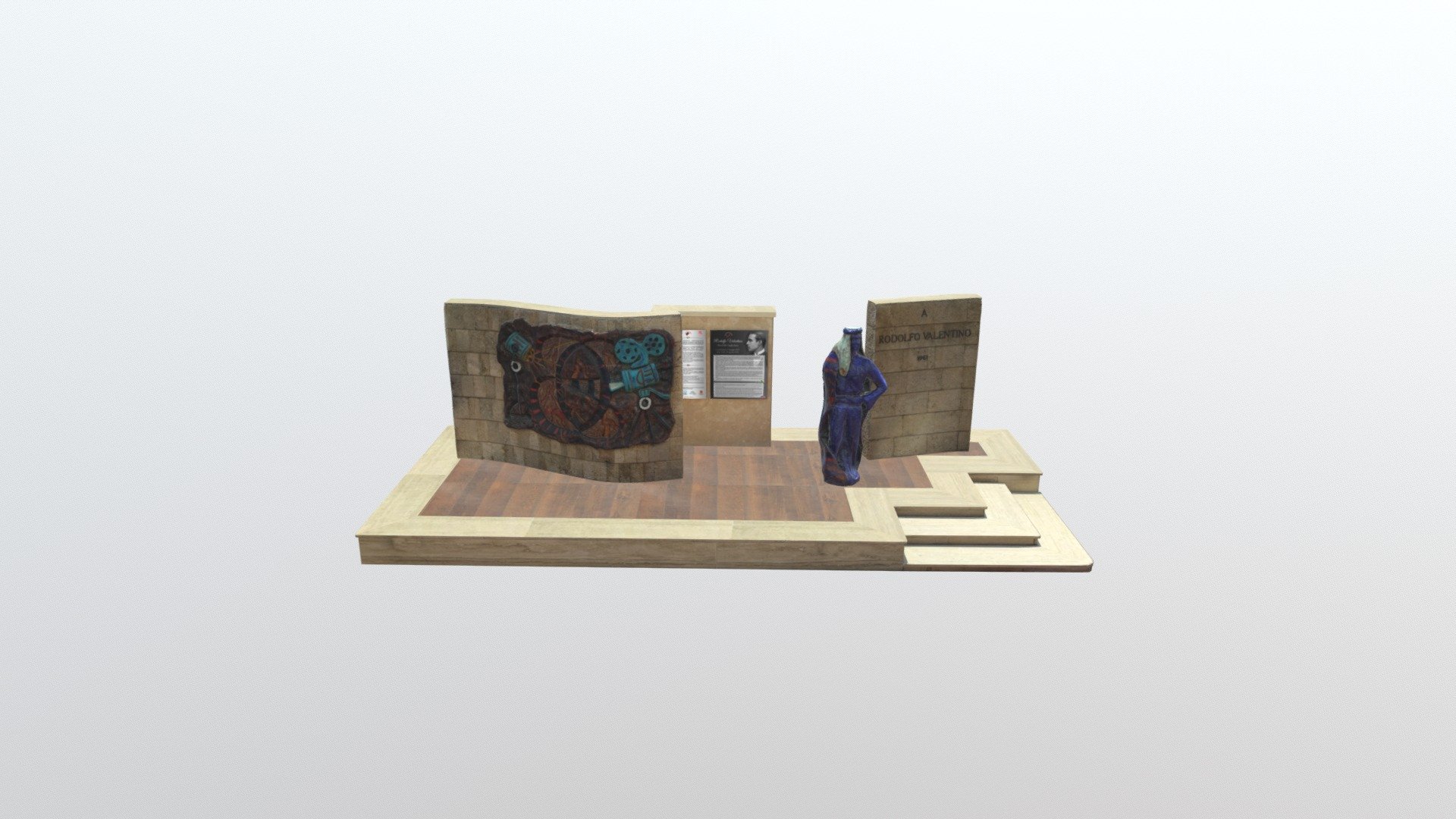 Statua Rodolfo Valentino - Castellaneta360 - 3D model by Vyon Solutions ...