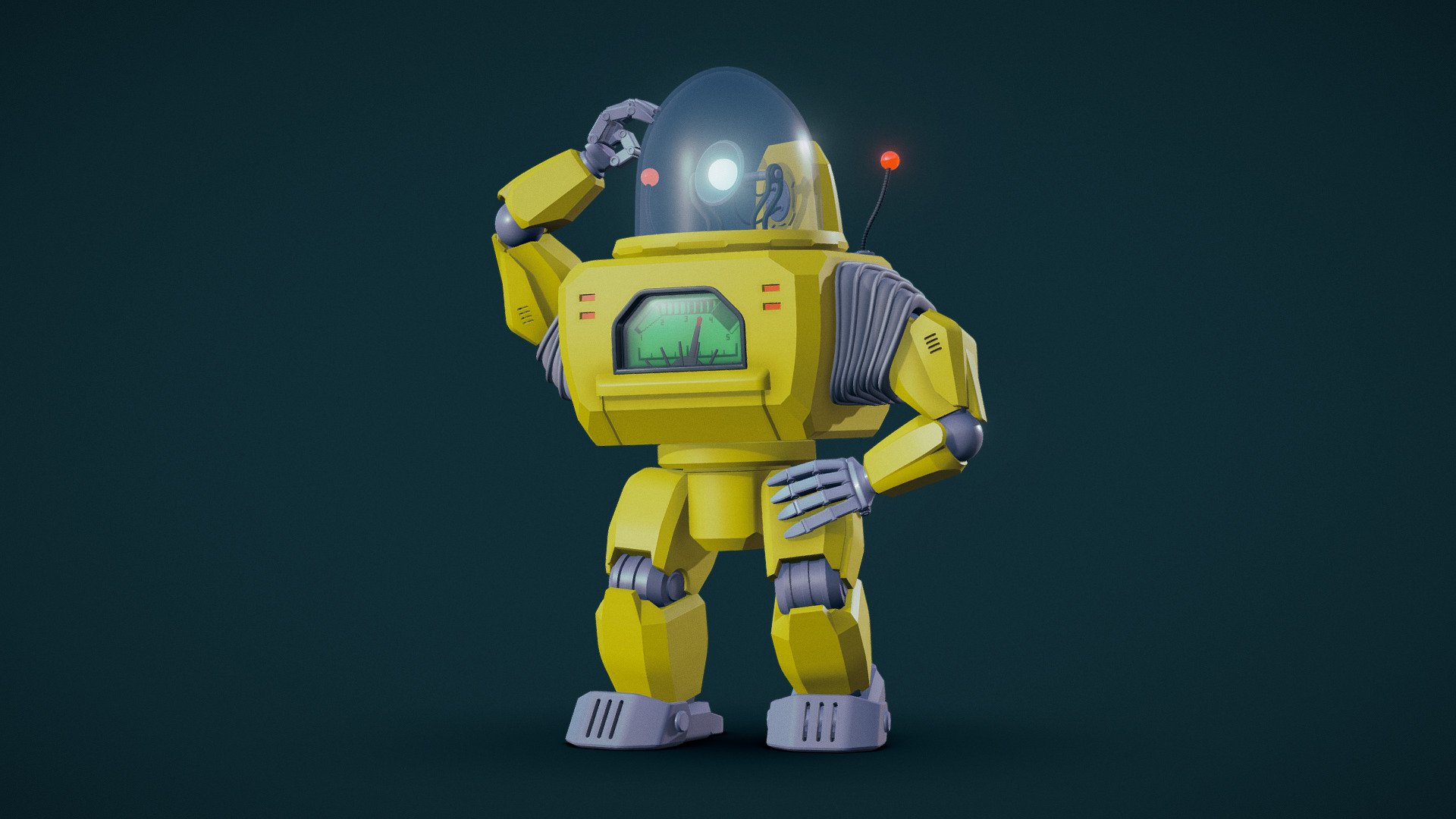 Upgraded Robot - 3D model by Lillya [17ed61c] - Sketchfab