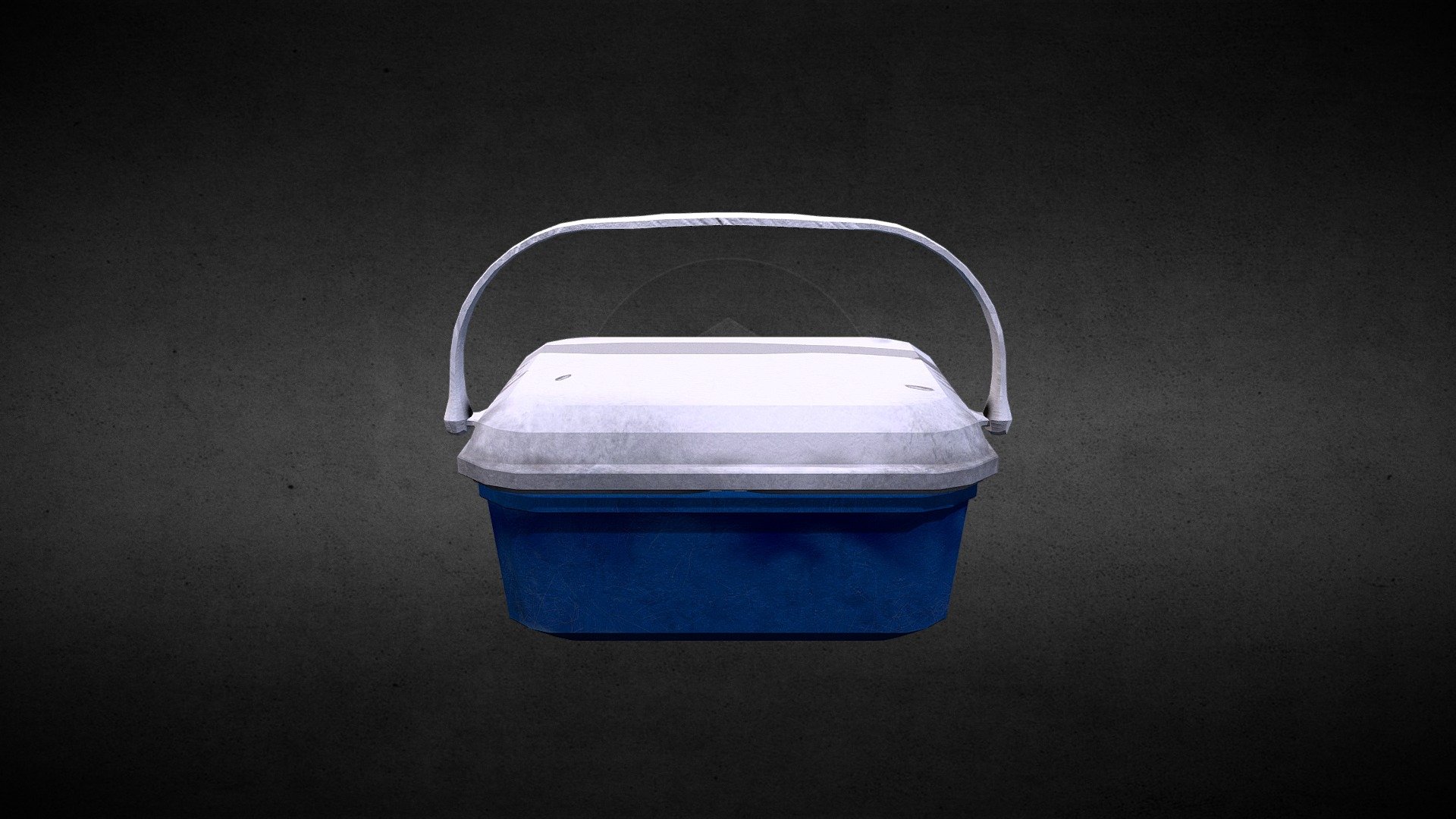 Typical Blue Lunch Box (Low Poly) - 3D model by Seruhio R&R (@RSeruhio ...