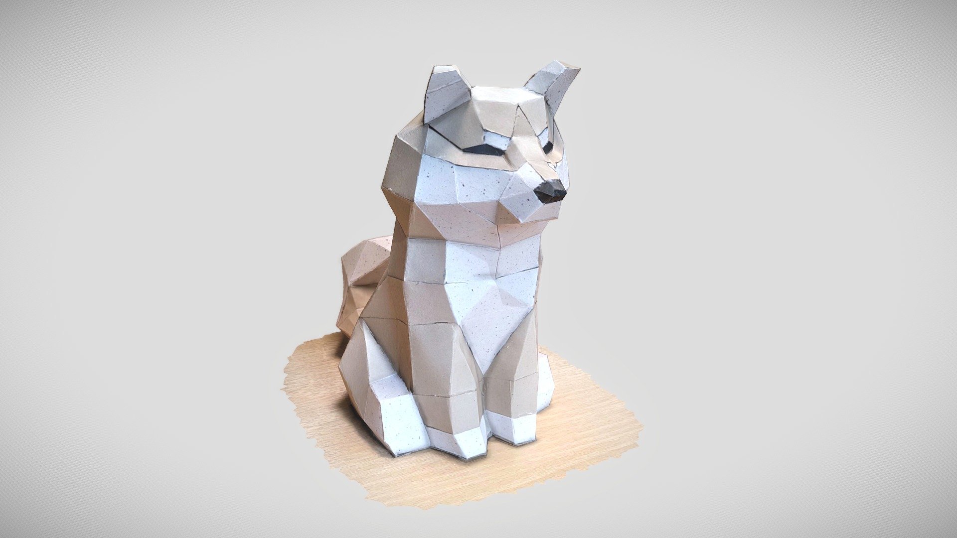 Akita Origami scan - 3D model by svivancom (@svivanco) [17eeefb ...