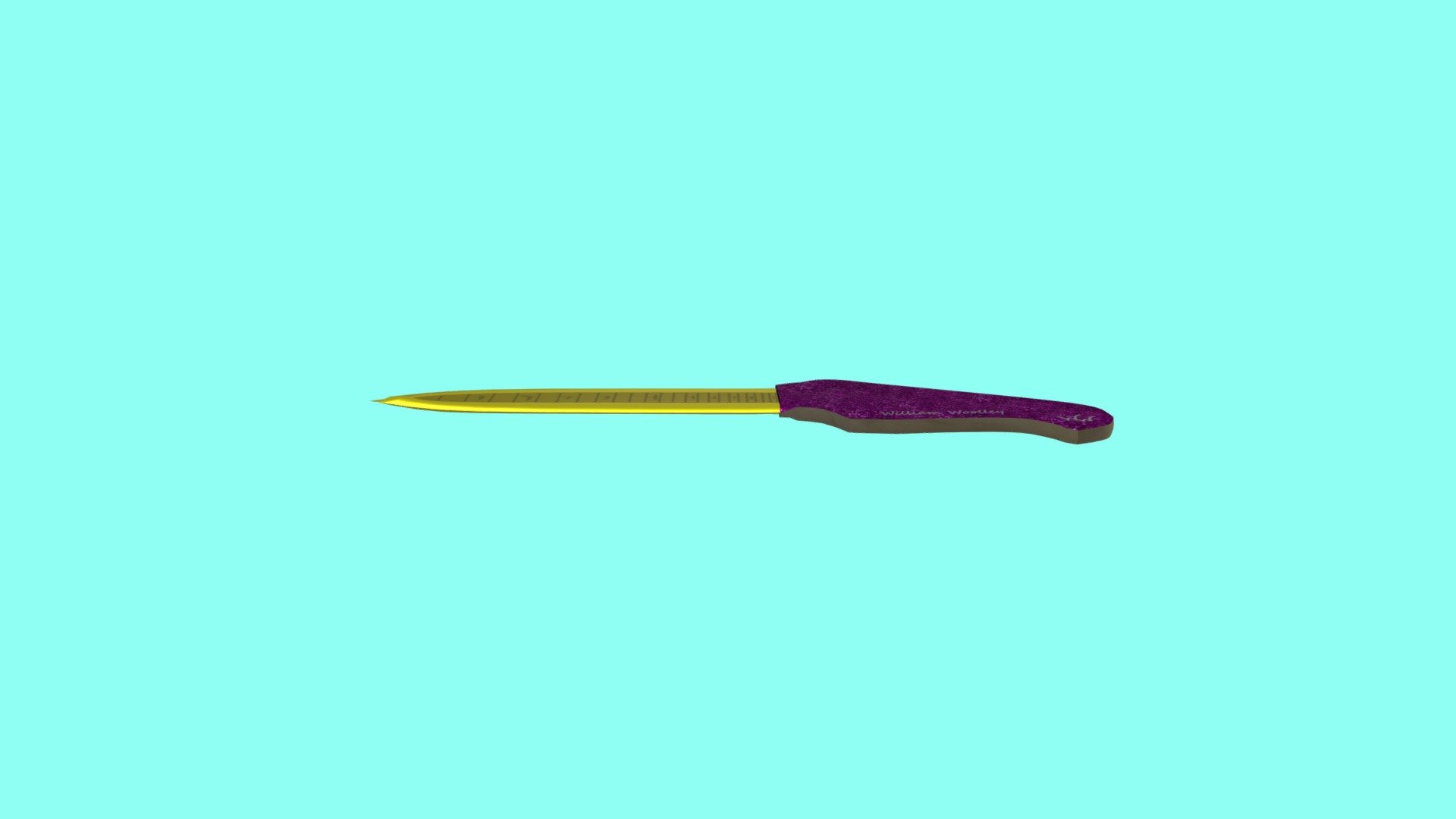 Guitar Dagger - Download Free 3D model by ThomasWW [17f021f] - Sketchfab