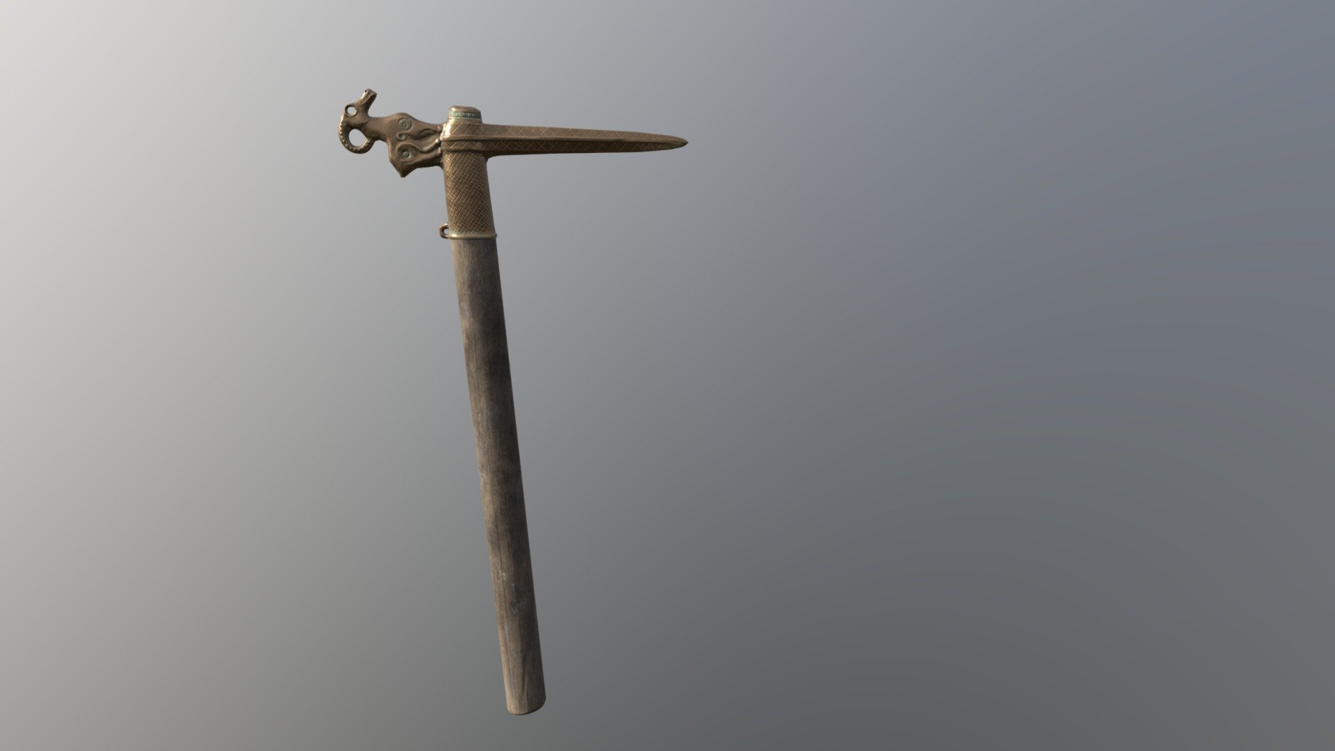 Chekan of scythian - 3D model by crfrog [17f031e] - Sketchfab