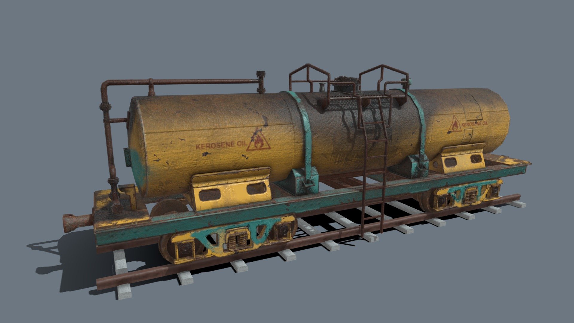 Oil Tanker - Download Free 3D model by Sanket Pushkar (@SANKETPUSHKAR ...