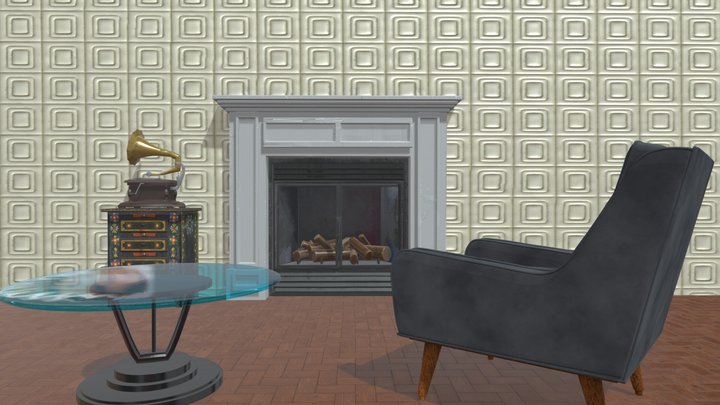 Fireplace 3D models - Sketchfab