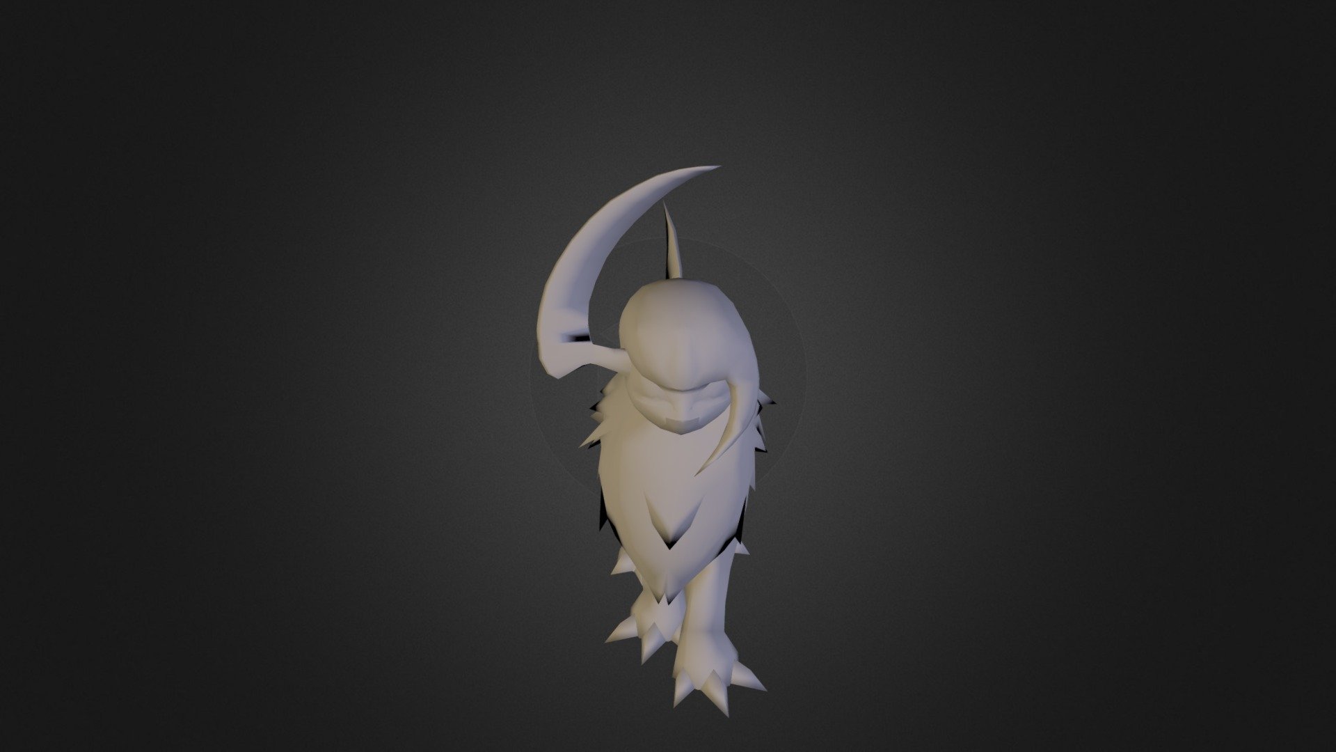 Finished Absol (Minus Textures) - Download Free 3D model by ...