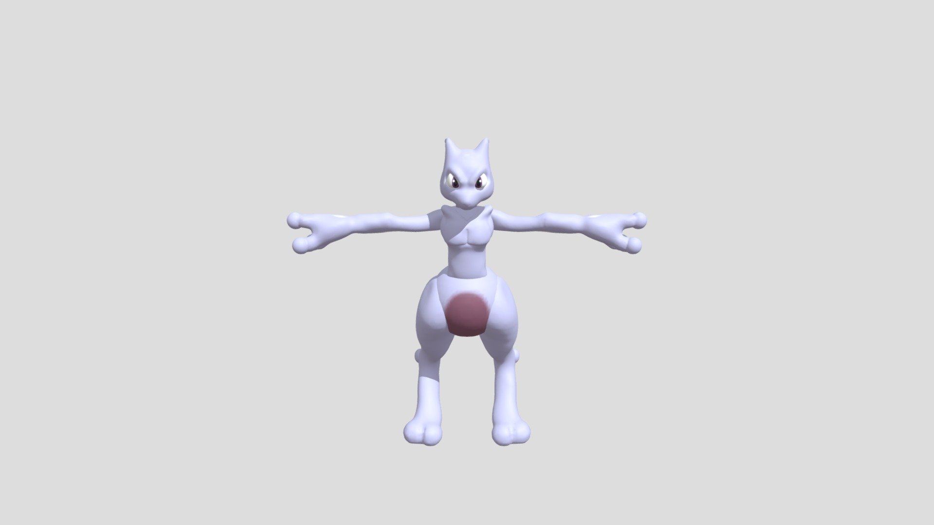 Mewtwo - 3D model by LovelyArt31 [17f2454] - Sketchfab