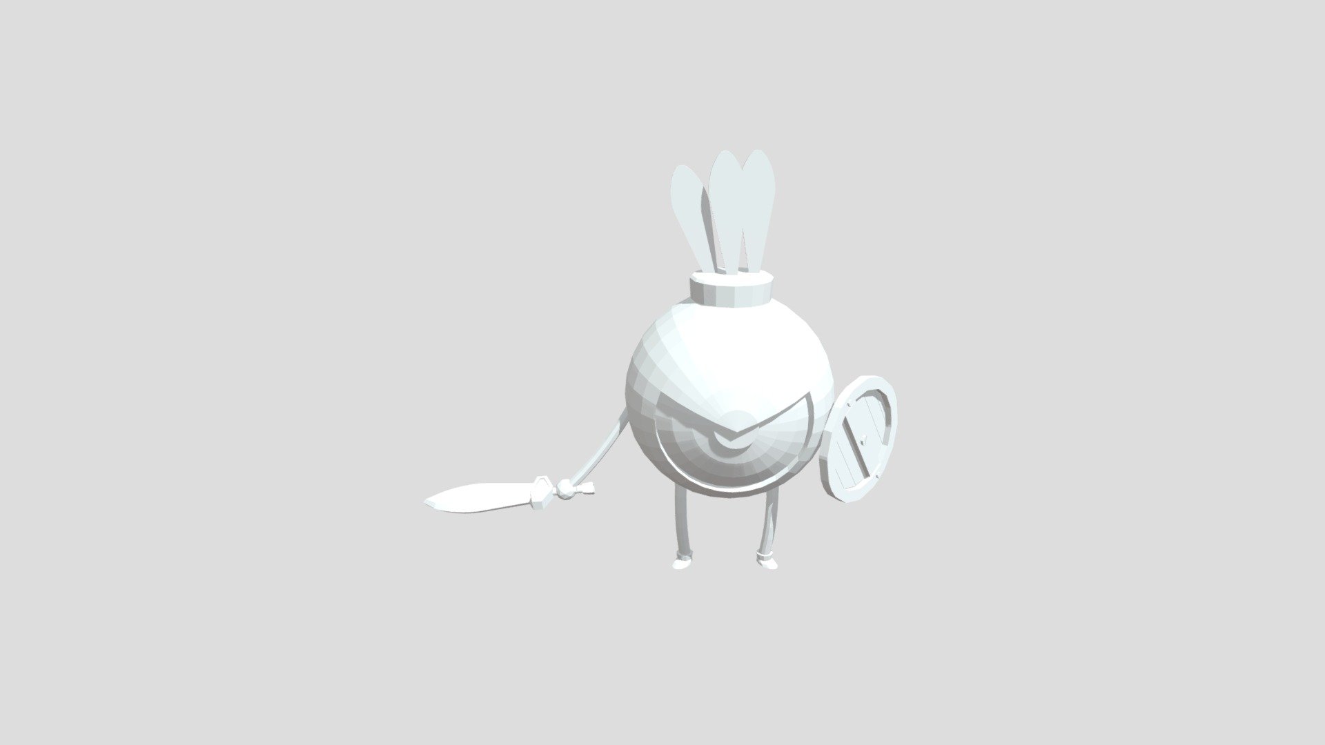 Patapon Warrior - 3D model by JordiRossetti (@Carribasa_JordiRossetti ...