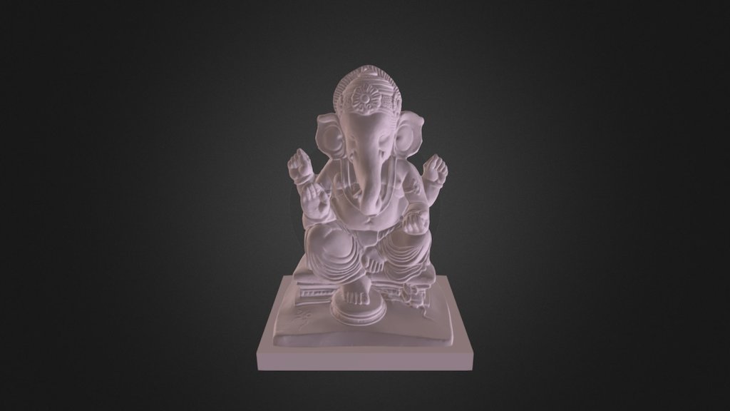 Ganesh Idol - 3D model by Senthilkumaran Kumaraguru (@senthilkumaran ...