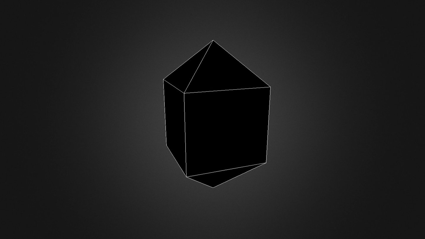 Tetragonal Prism With Pyramidal Termination - 3D model by aellis43 ...