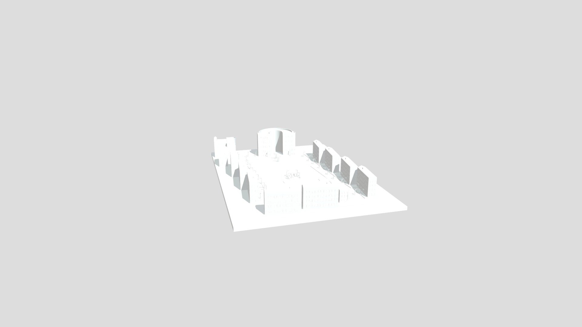 Mini city - Download Free 3D model by dedinsaud529 [17f495f] - Sketchfab
