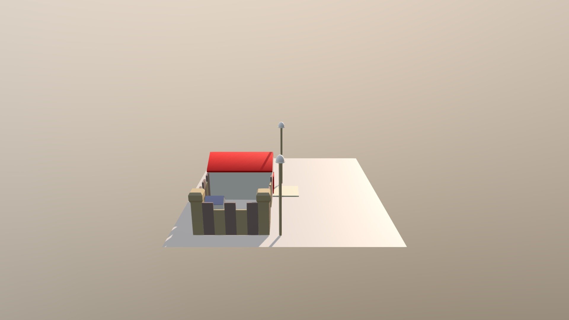 Scatter House B Lentz - 3D model by blentz01 [17f4dbe] - Sketchfab
