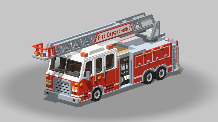Fire-truck 3D models - Sketchfab