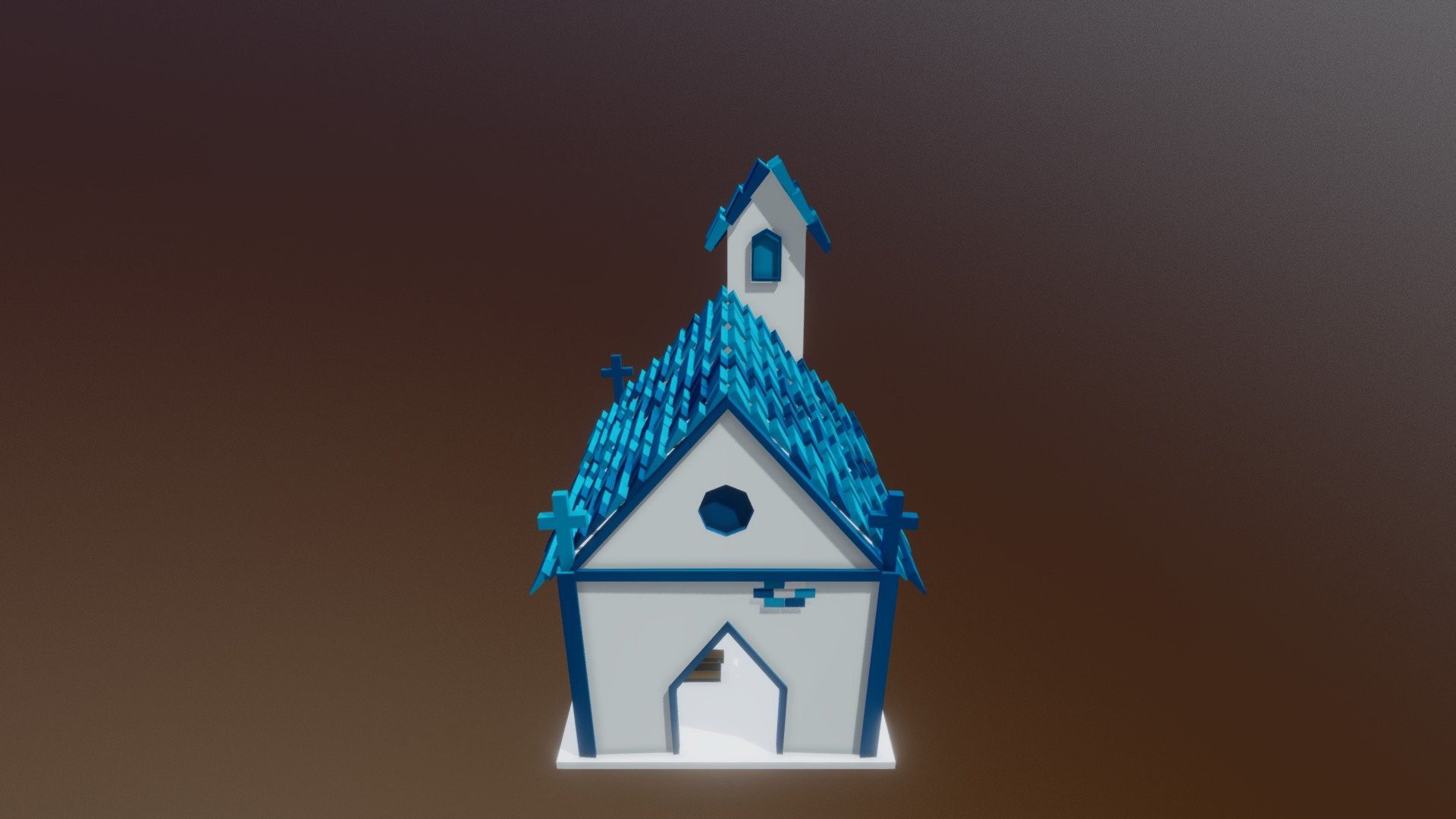Low Poly Church - 3D model by ekkran [17f5b8c] - Sketchfab