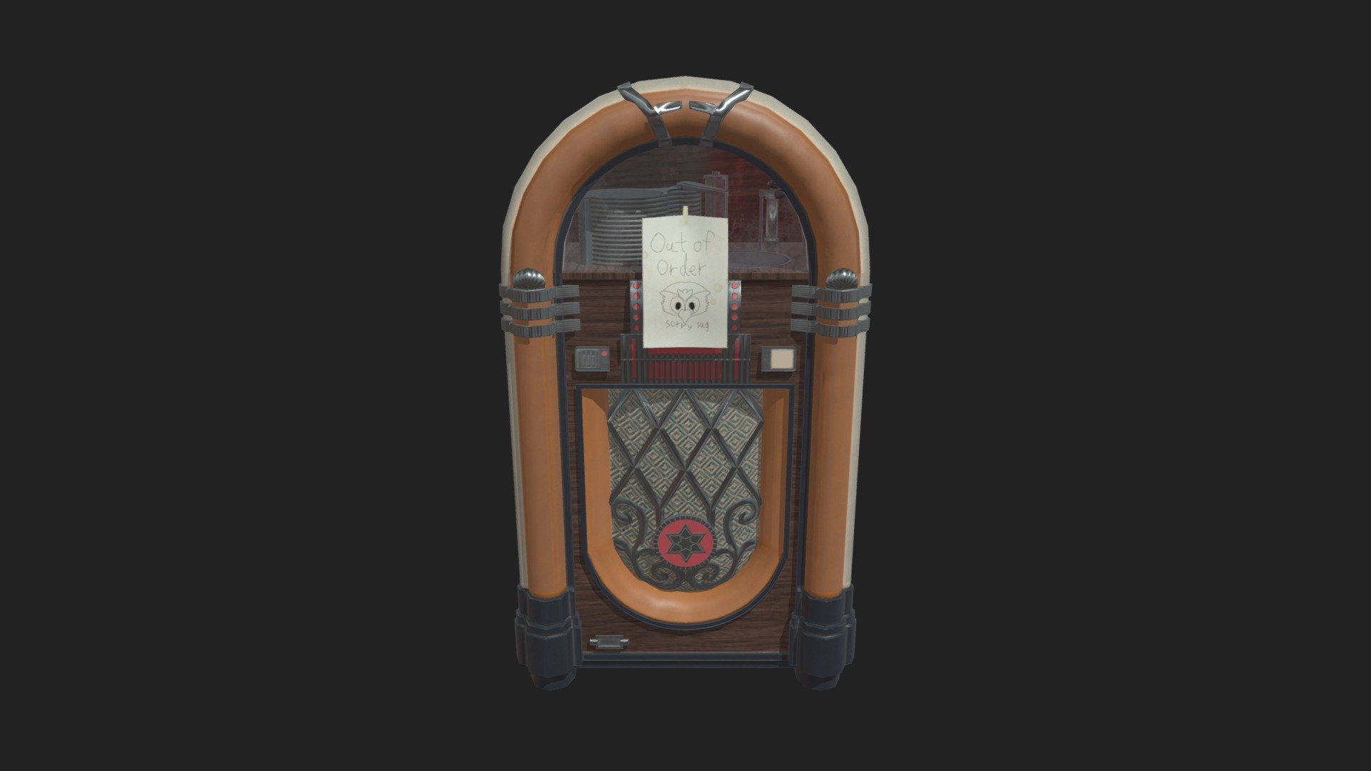 Jukebox - 3D model by welovekah [17f64a2] - Sketchfab