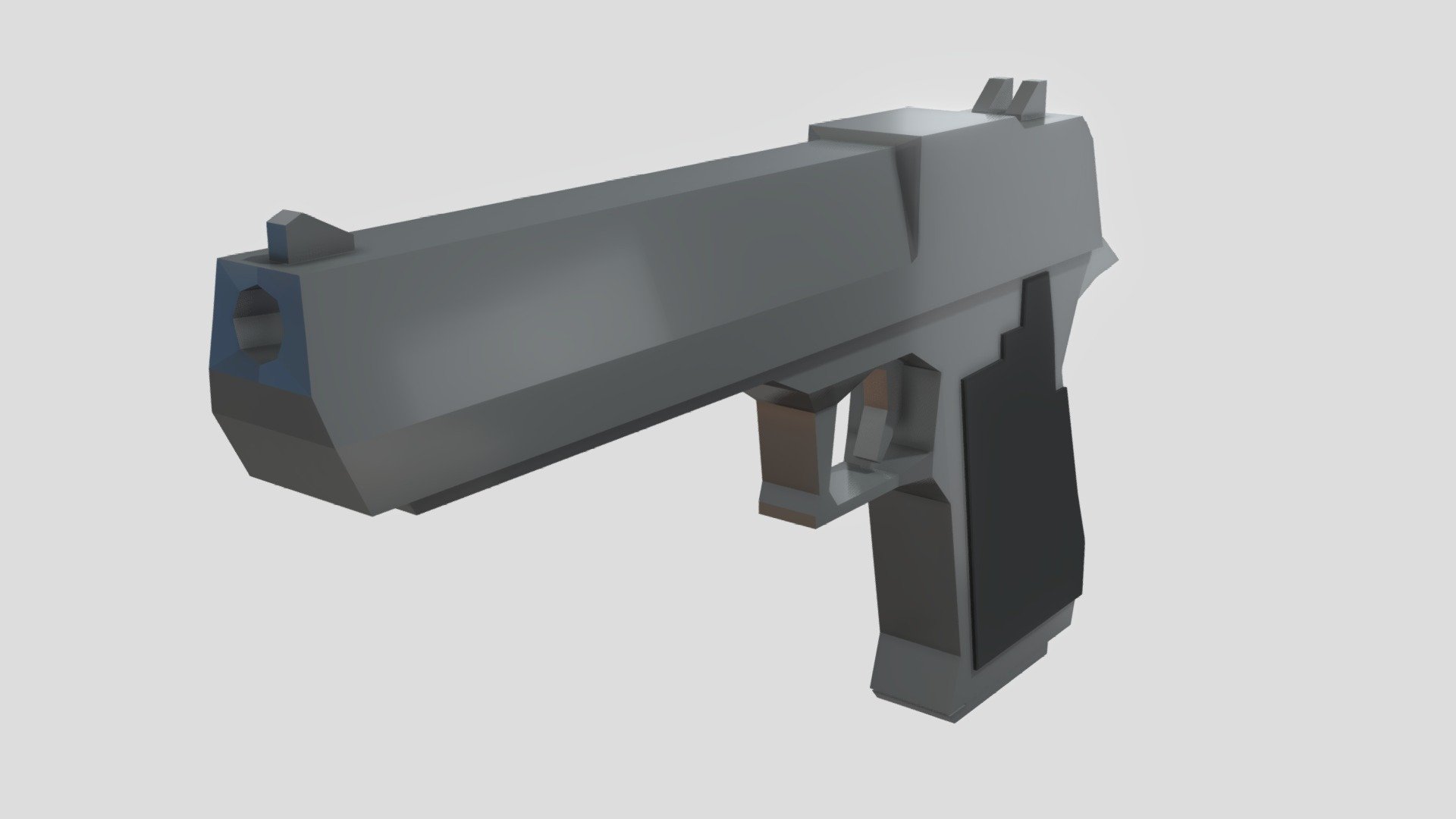 Desert Eagle - Low Poly - Download Free 3D model by Wersaus33 [17f94f2 ...