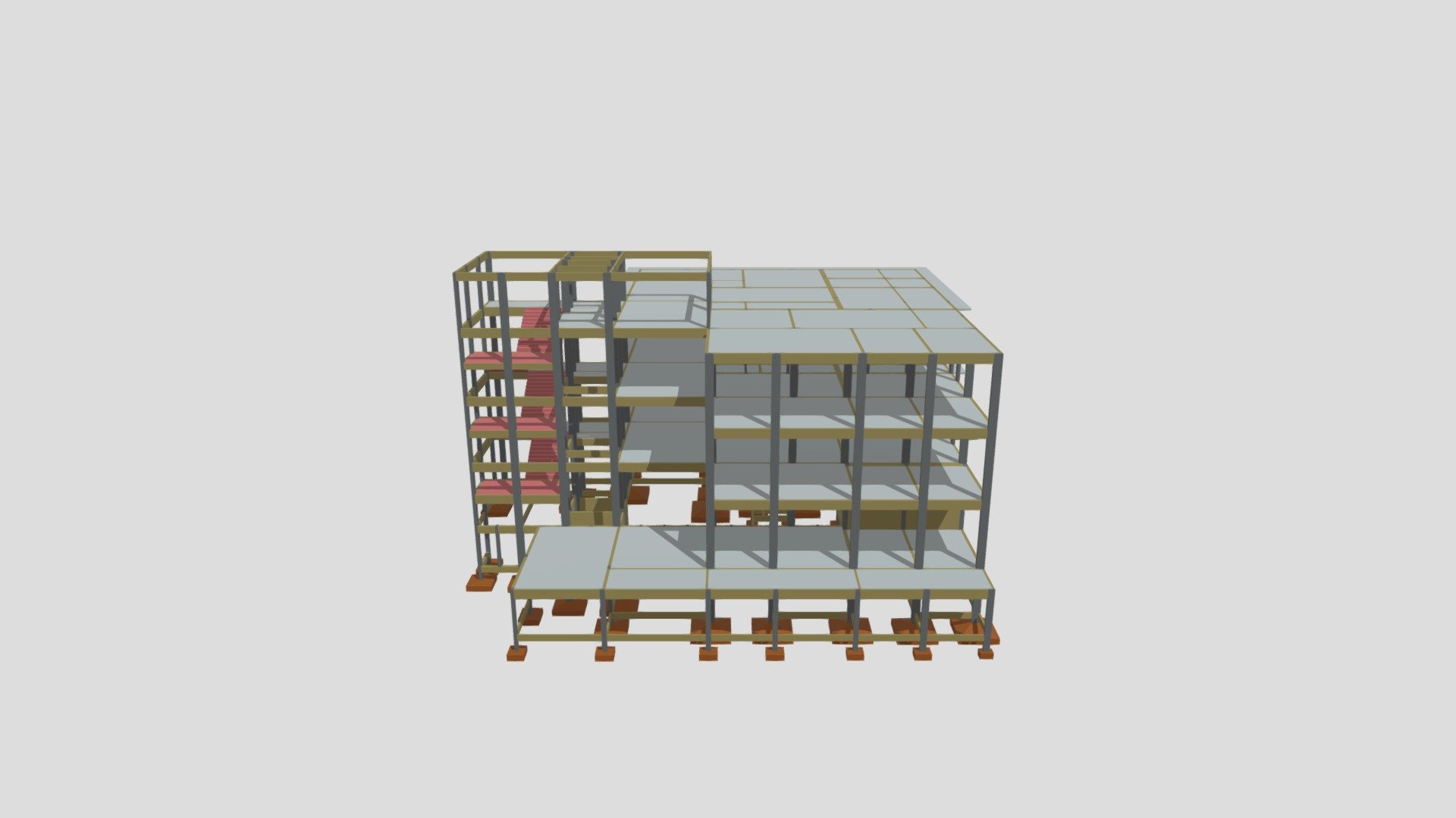 Modelo Estrutural - 3D model by JSengenhariaCWB [17f9662] - Sketchfab