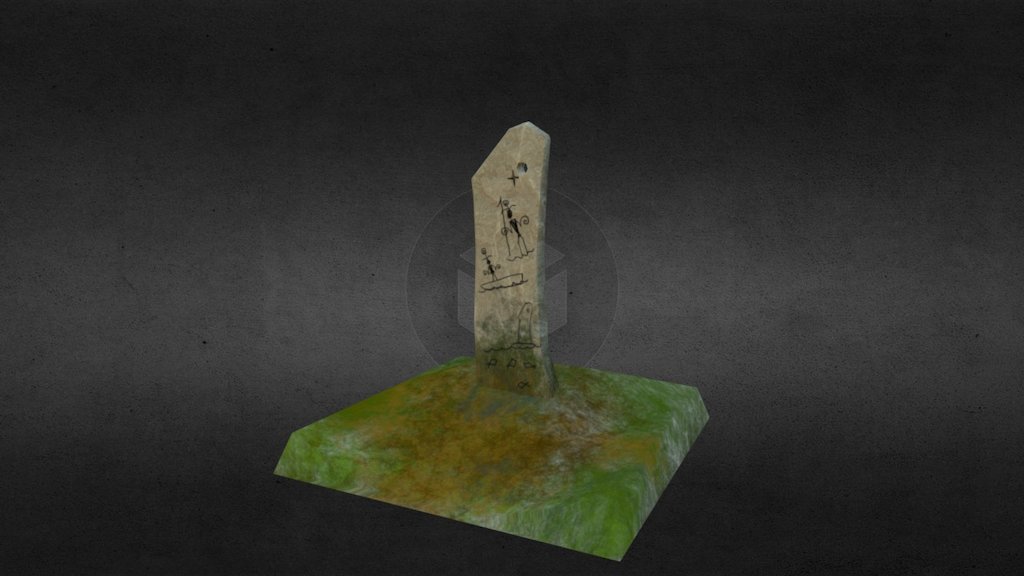 Rock pillar - 3D model by MaYaShen [17fb4b2] - Sketchfab