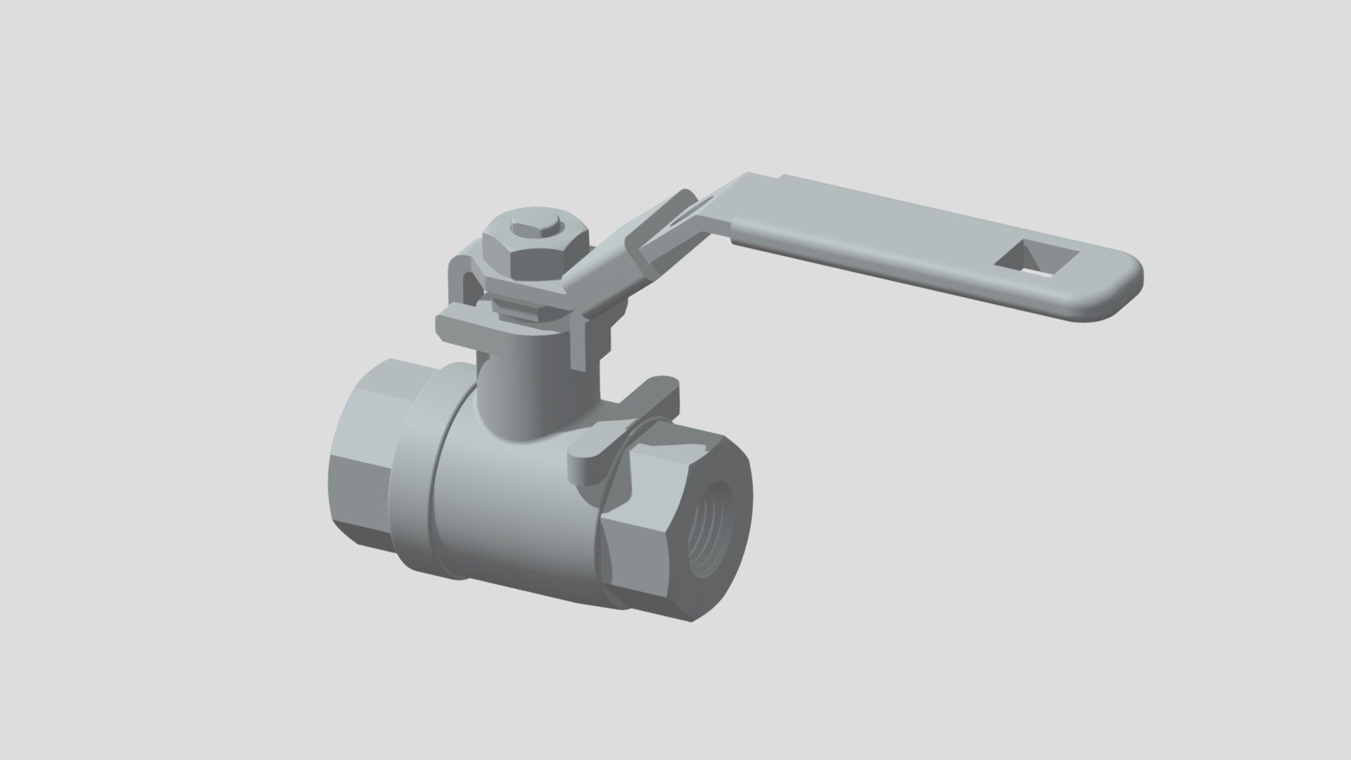 Lever Ball Valve - Download Free 3D model by luanttds9508 [17fecf4 ...