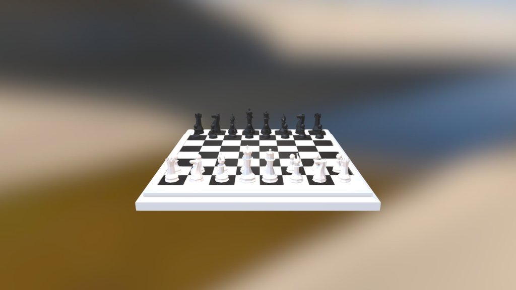 Chess Sceen 1 - Download Free 3D model by khub [17fee91] - Sketchfab