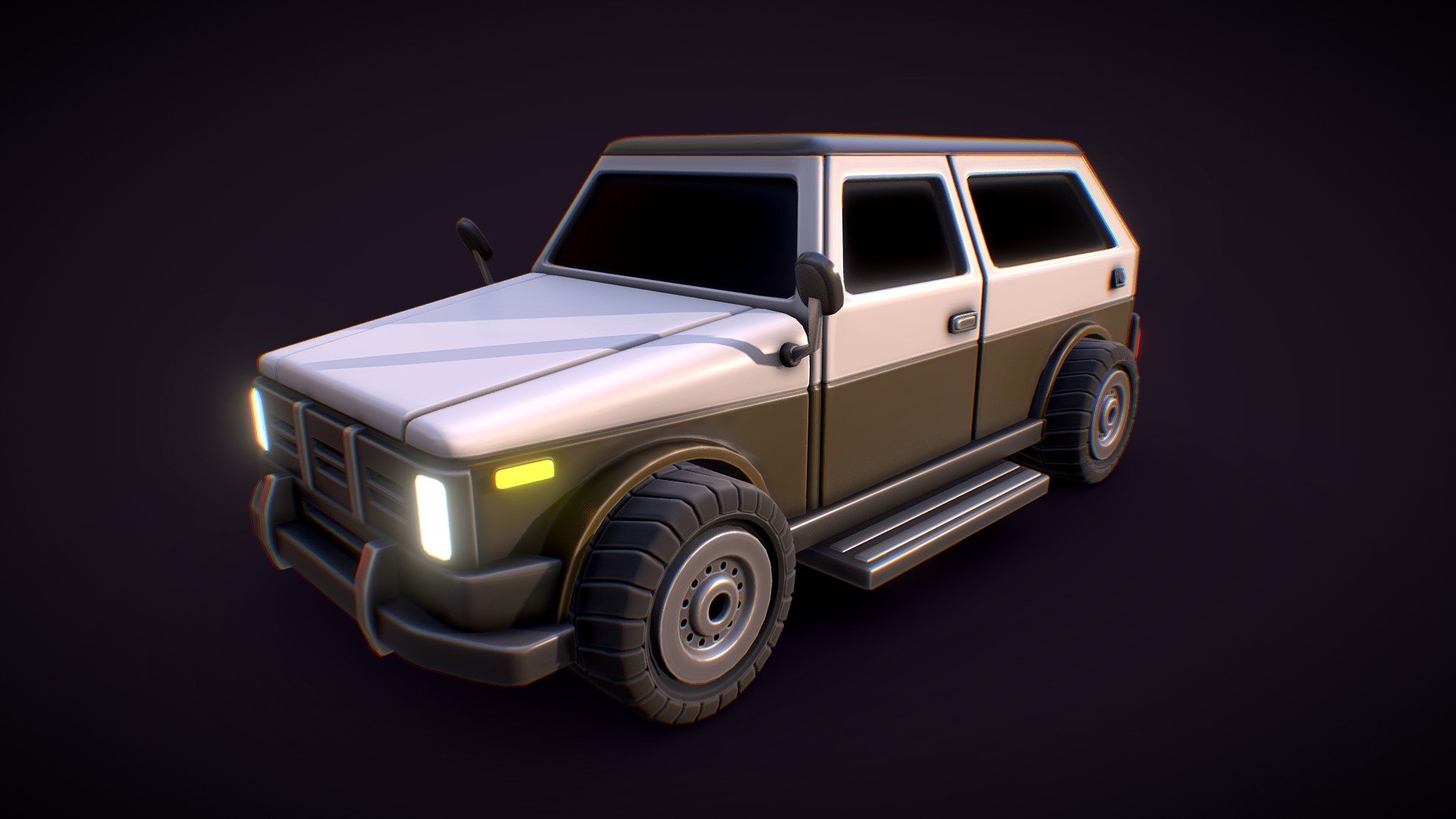 Stylized City Urban Car | Model 2 - 3D model by Agustín Hönnun ...