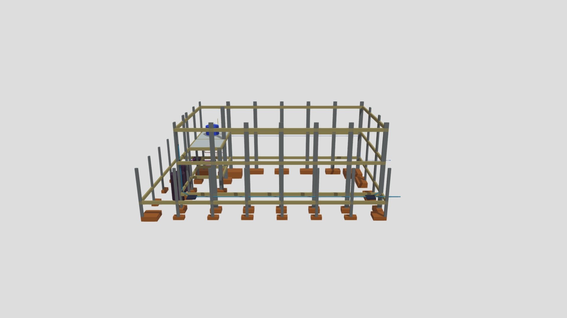 Galpão Hélio 3D - Hidrossanitario e Drenagem - 3D model by juniosantana ...