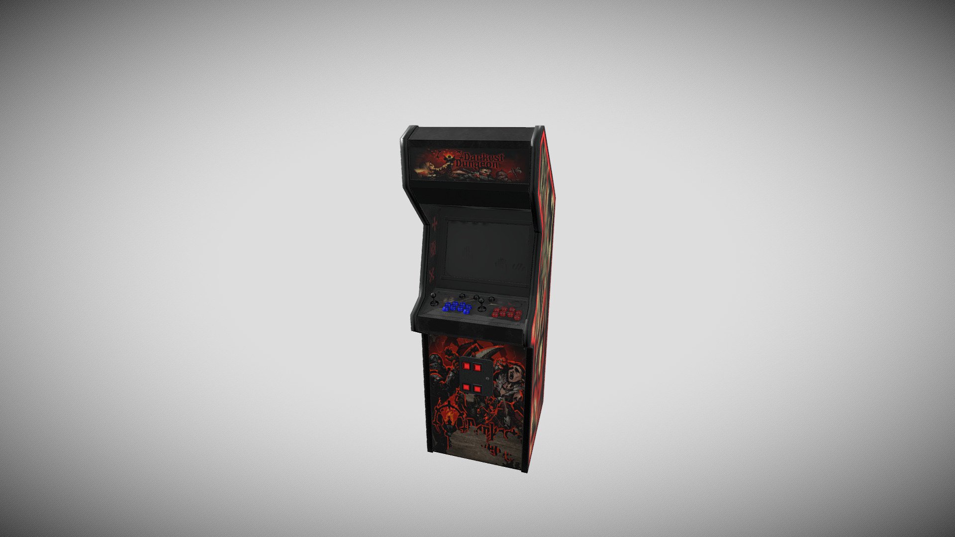 Old Darkest Dungeon arcade machine - 3D model by NC (@CNicoo) [18010bc ...