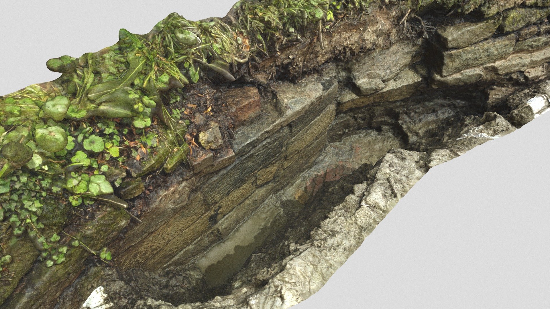 Moat wall - 3D model by Worcestershire Archaeology ...