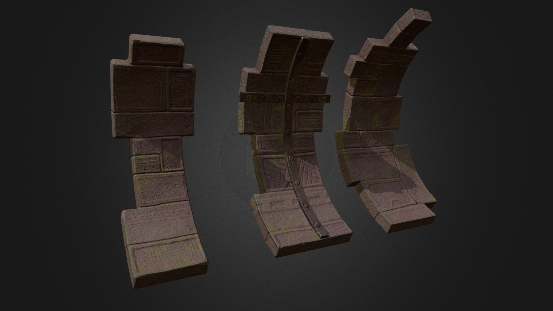 Circular Ruins for enviroment outdoor - 3D model by mrpavon3d [18020bc ...