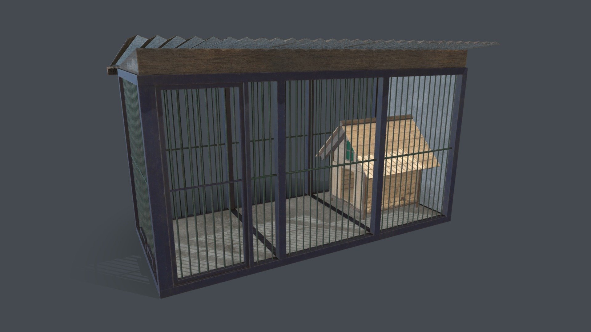 Dog Enclosure - Download Free 3D model by AntonYurevich [1805764 ...