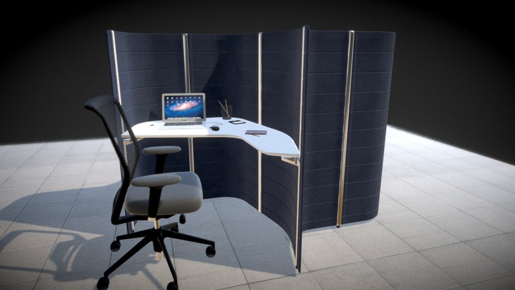Escritorio Vitra - 3D model by Labinta VR (@lirdecat) [18074c5] - Sketchfab