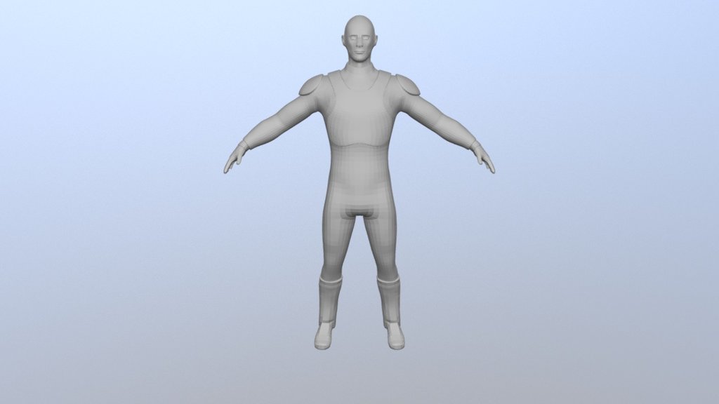 Space Character Retopo - 3D model by Austin.Aviles [180b92e] - Sketchfab