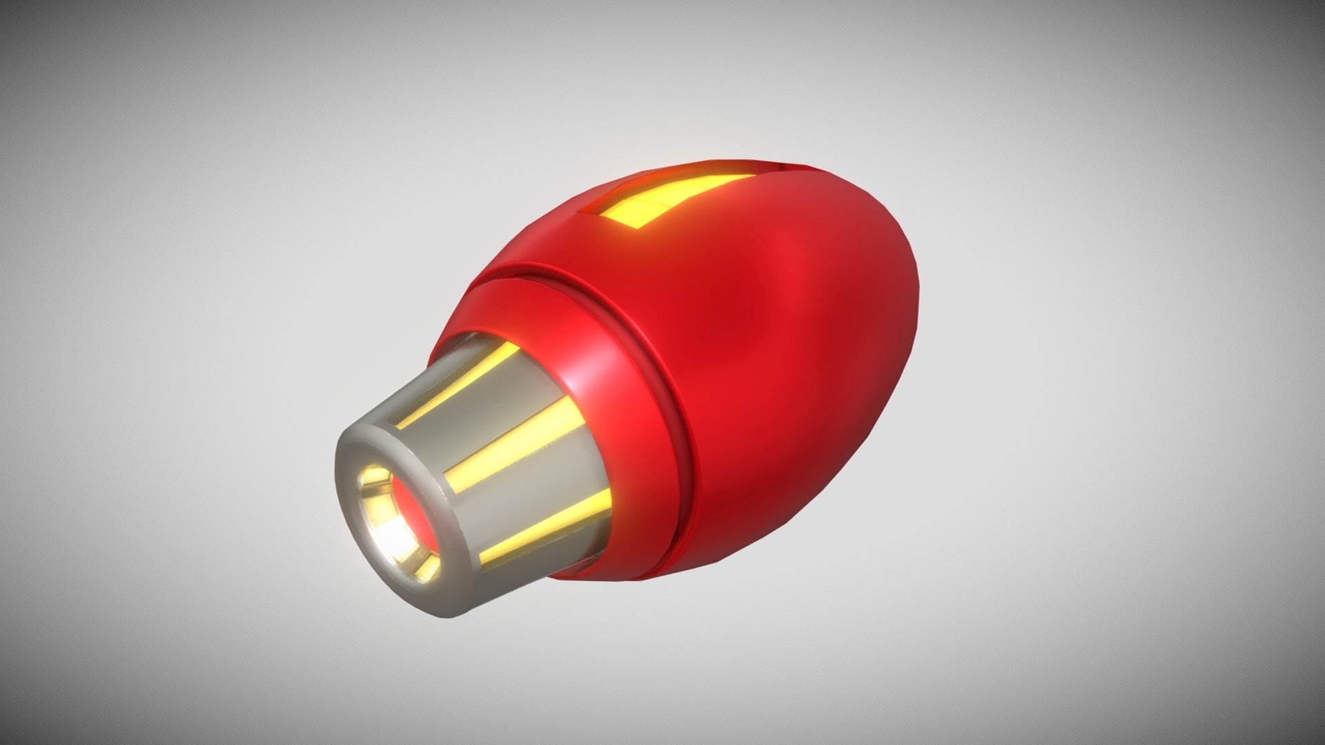 Protoman Buster - Game Asset - Download Free 3D model by Rafael Smok ...