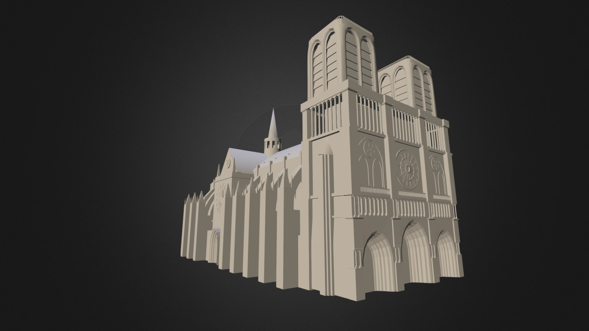 Cathedral - 3D model by halcyon [18117b1] - Sketchfab