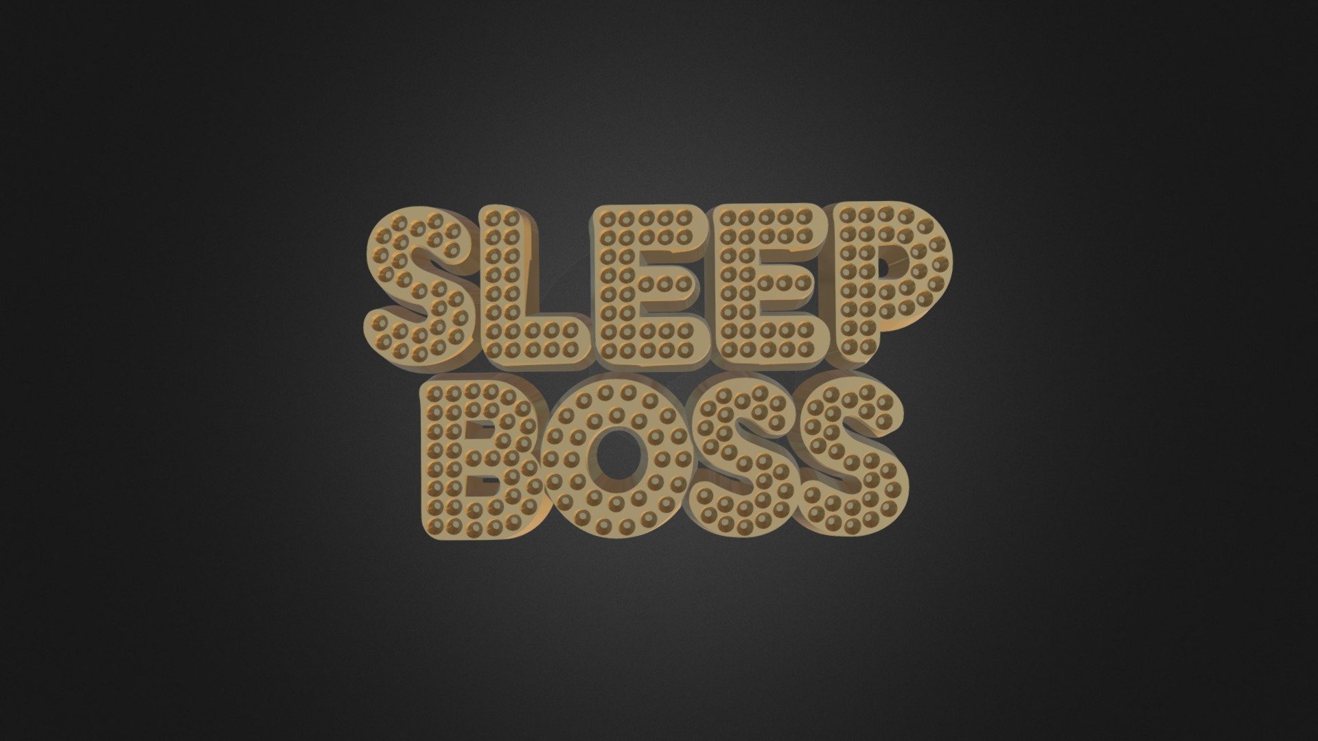 SLEEP BOSS Pendant - 3D model by Capture It In 3D (@CaptureMeIn3D ...
