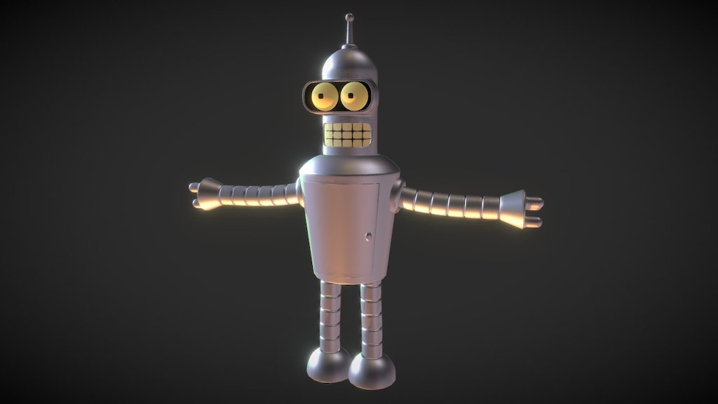 Bender - 3D model by MikhailOrlov [1815182] - Sketchfab
