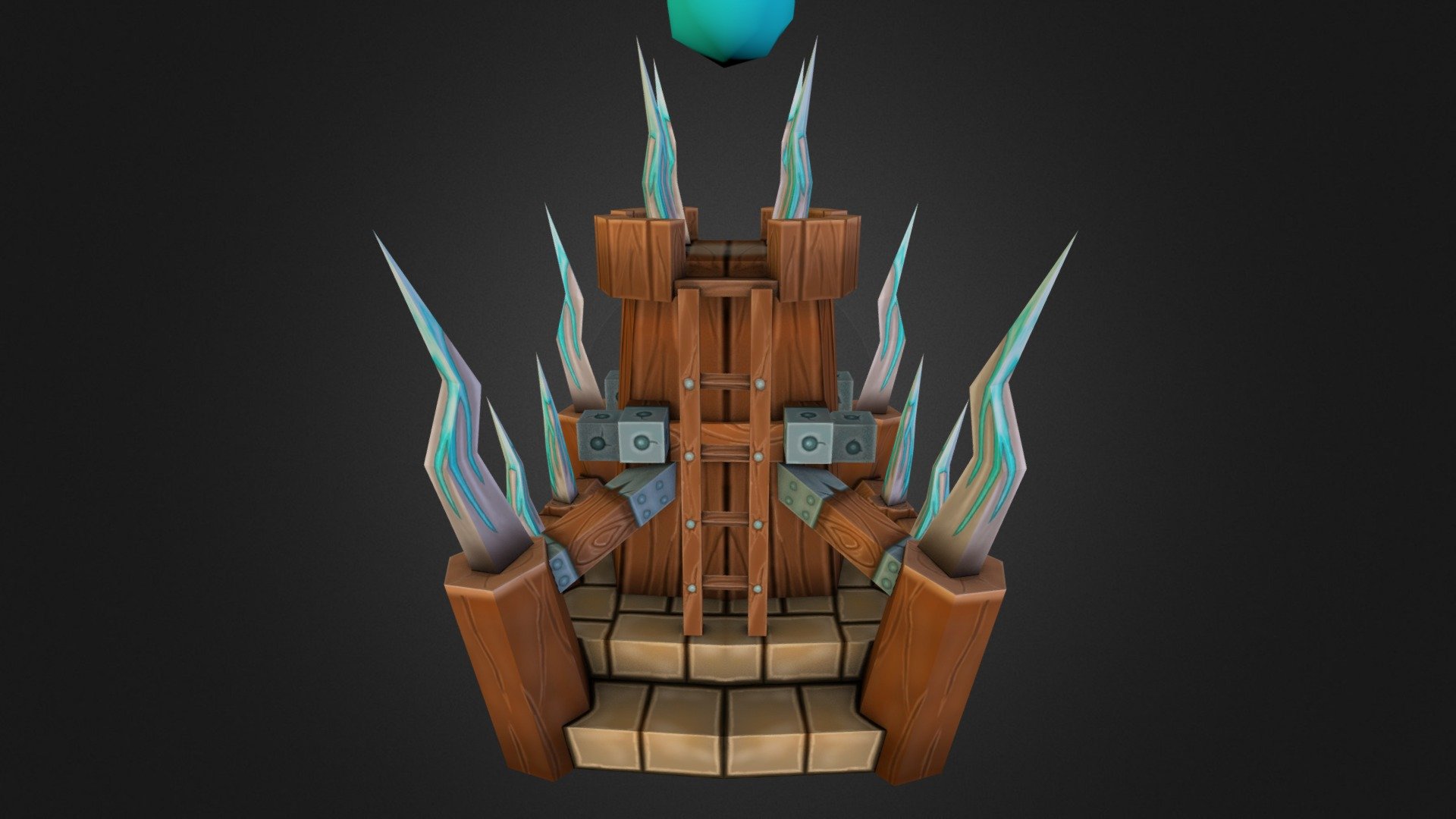 Ice Tower - 3D model by leshiyy [1817d93] - Sketchfab