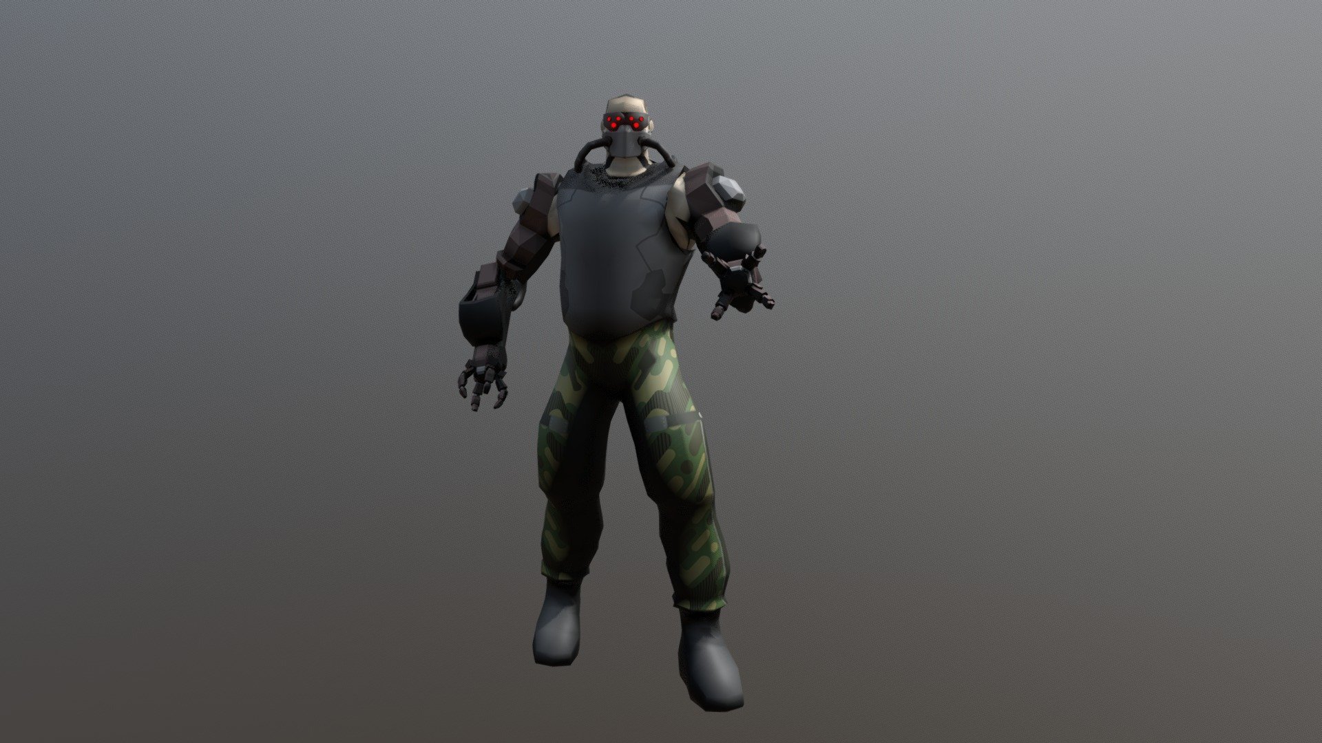 Cyborg Tank - 3D model by Lucas Philippe (@lucasphilippe) [1817f8f ...