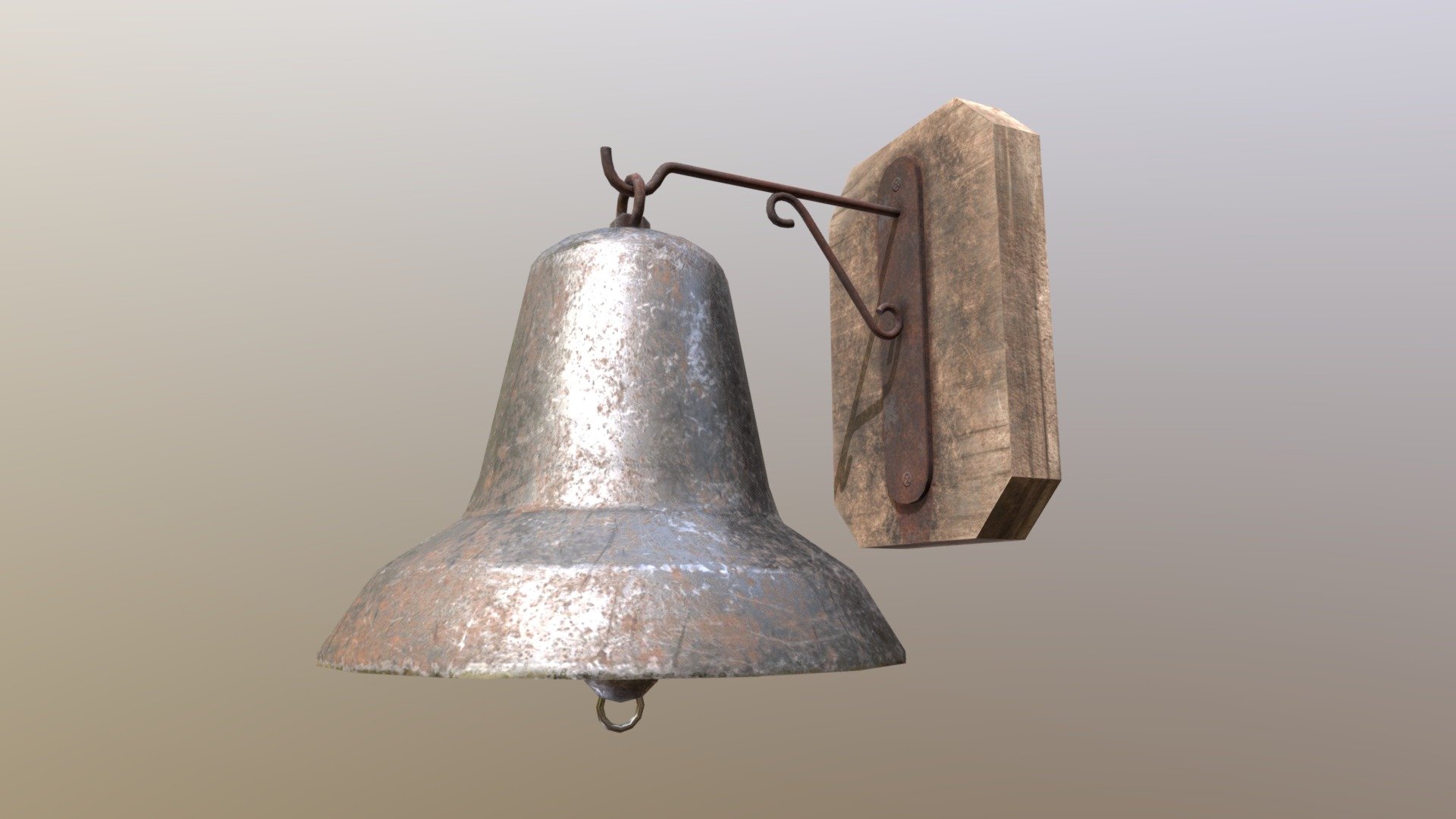 Old rusty bell - Download Free 3D model by kenergy [1819098] - Sketchfab