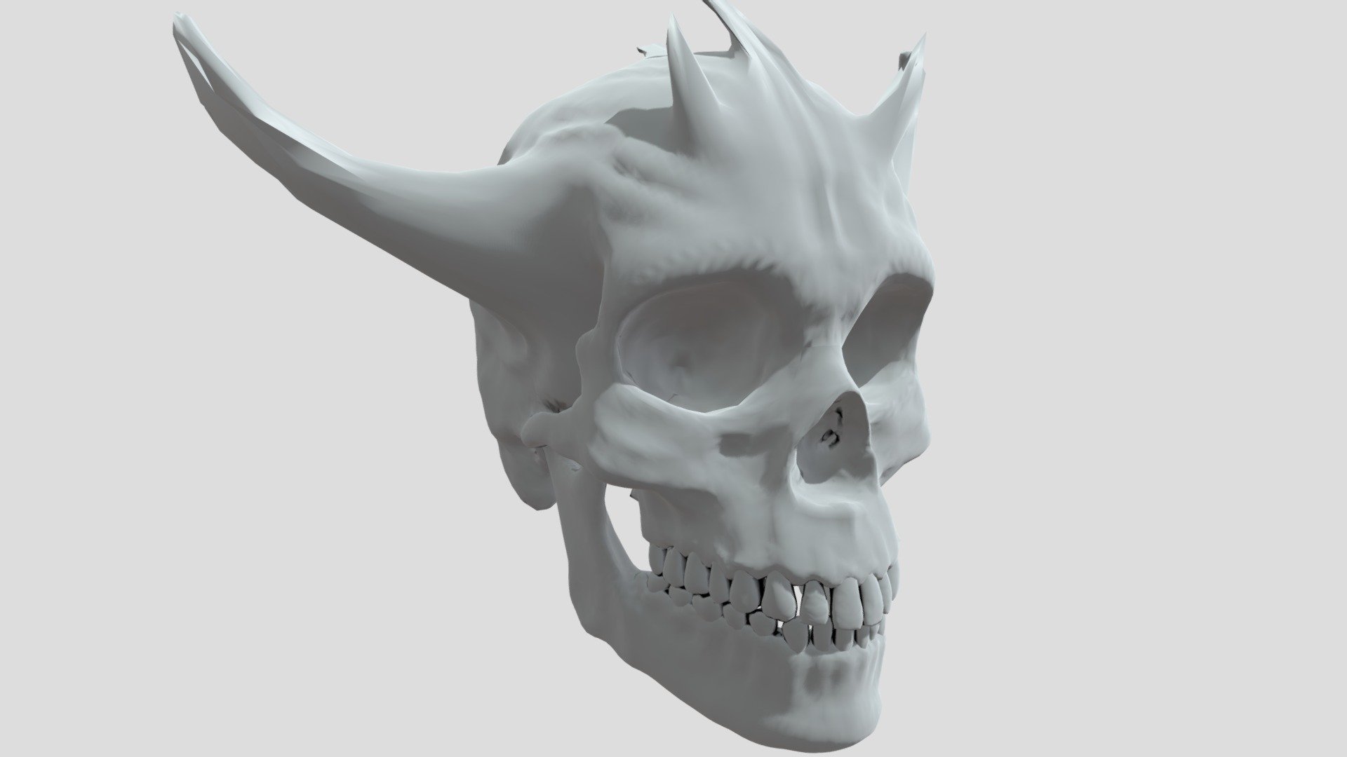 Demon Skull Mesh - Download Free 3D model by endlessvoidmc [181a868 ...
