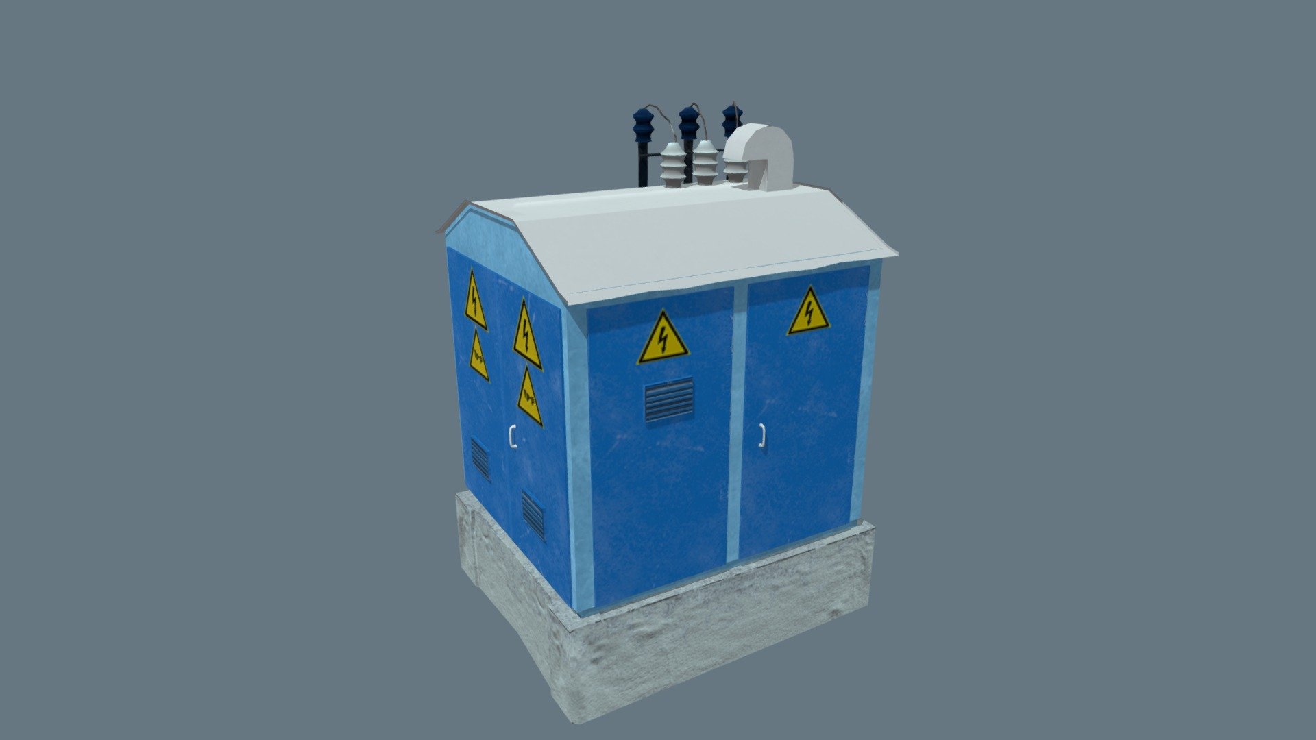 Transformer Substation - 3D model by GTKima [181b84f] - Sketchfab