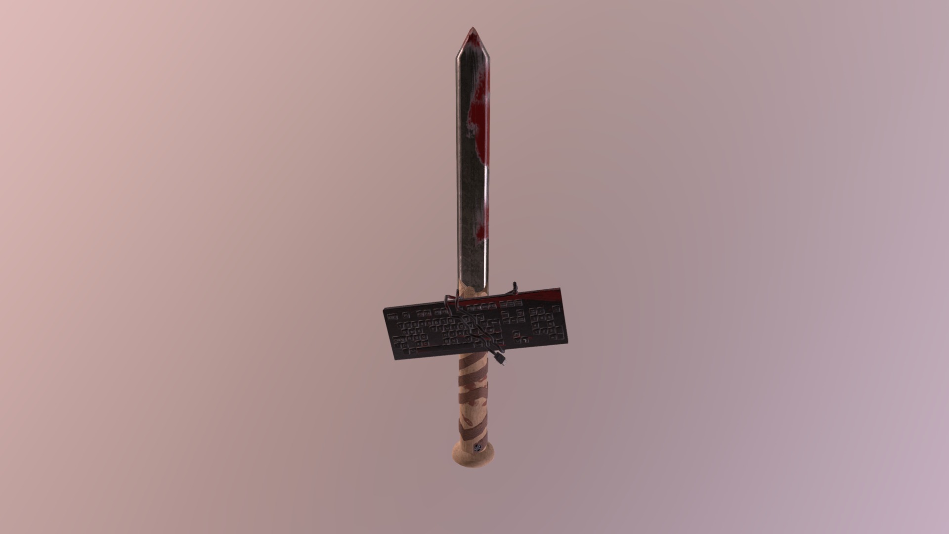 Stylised Make-Shift Post Apocalyptic Sword - 3D model by Ethan Rogers ...