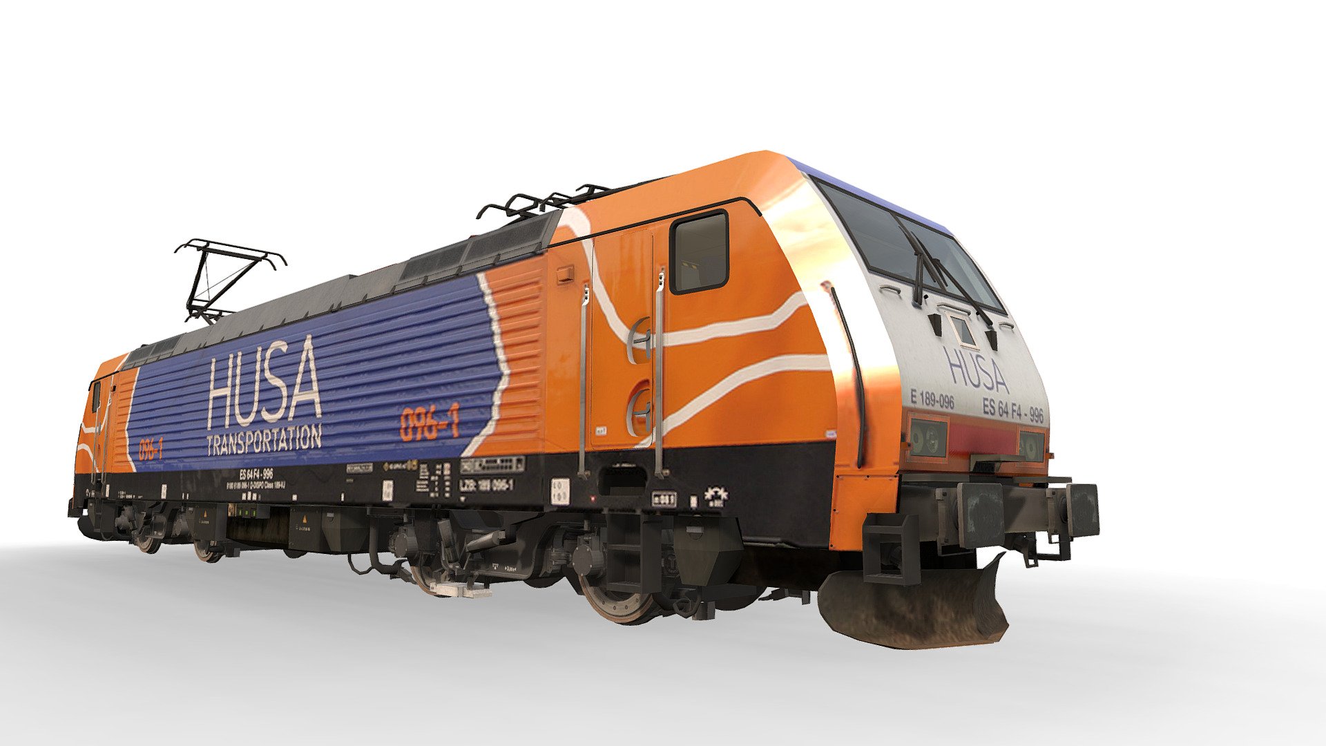 Locomotive Class ES64F4 - 189 996-1 - HUSA - Buy Royalty Free 3D model ...