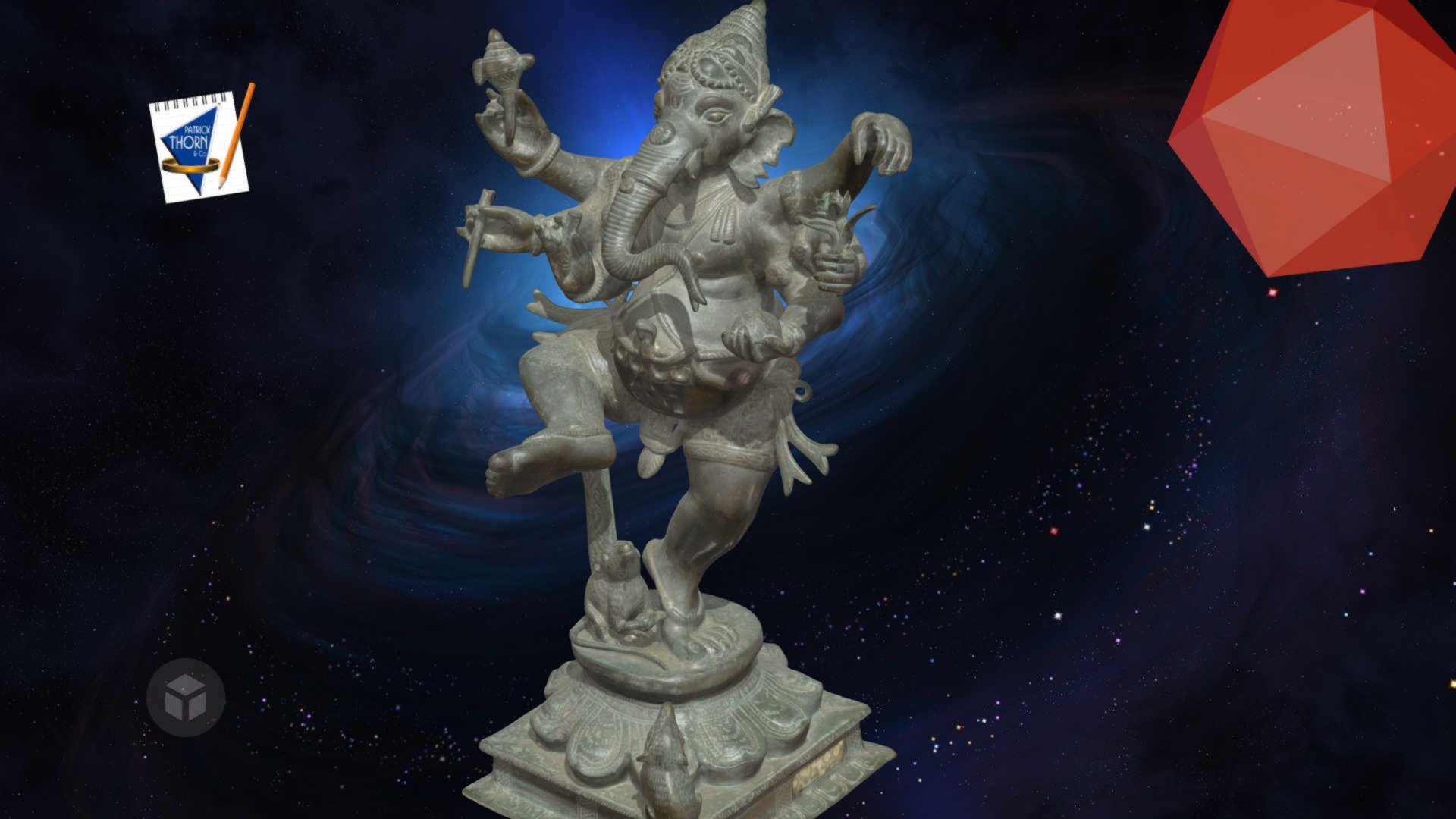 Ganesh God Statue - 3D model by Patrick Thorn (@patrickthorn) [18217ec ...