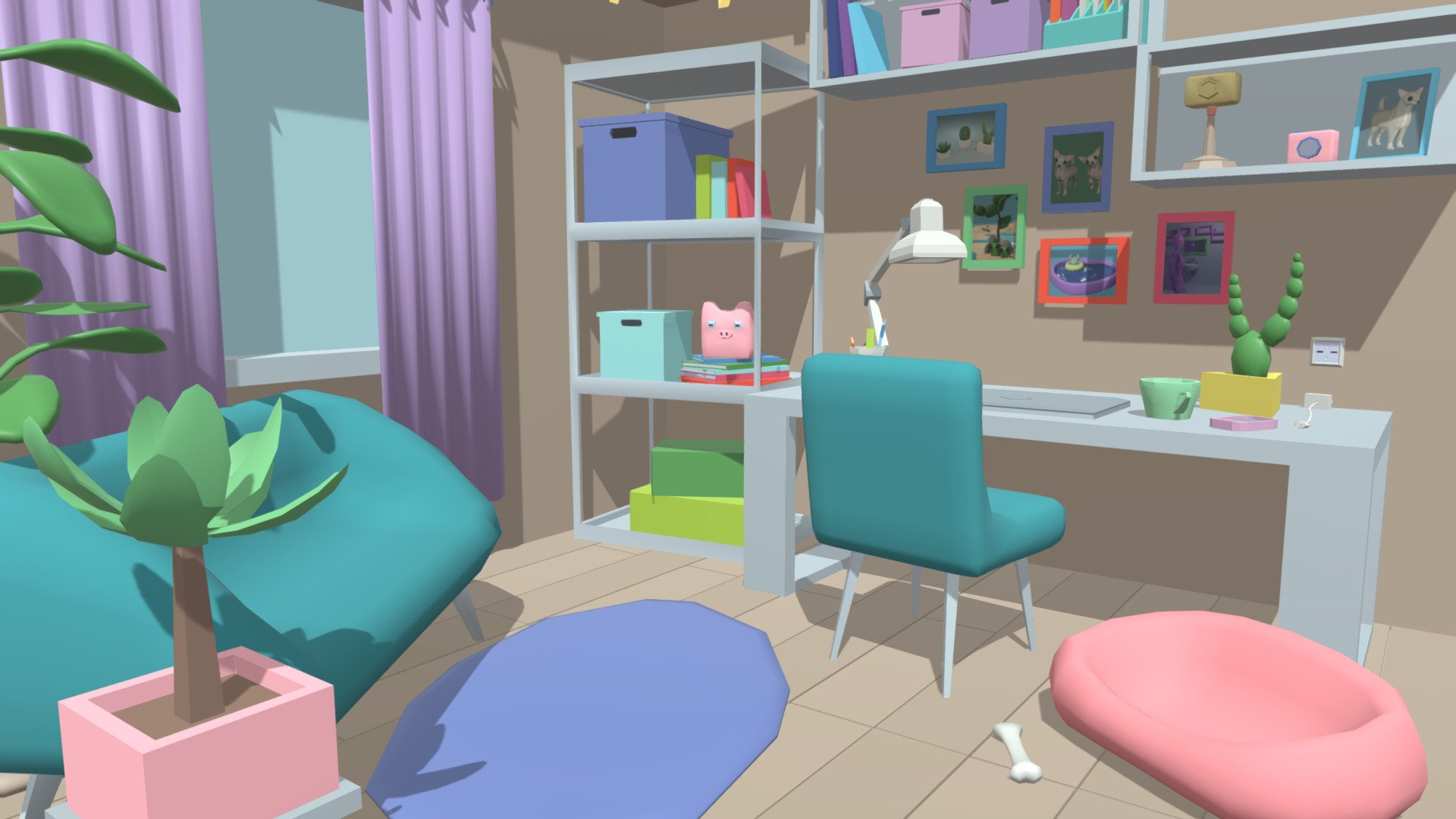 Cute low-poly сabinet 3D - Download Free 3D model by hypnojaba [182188e ...