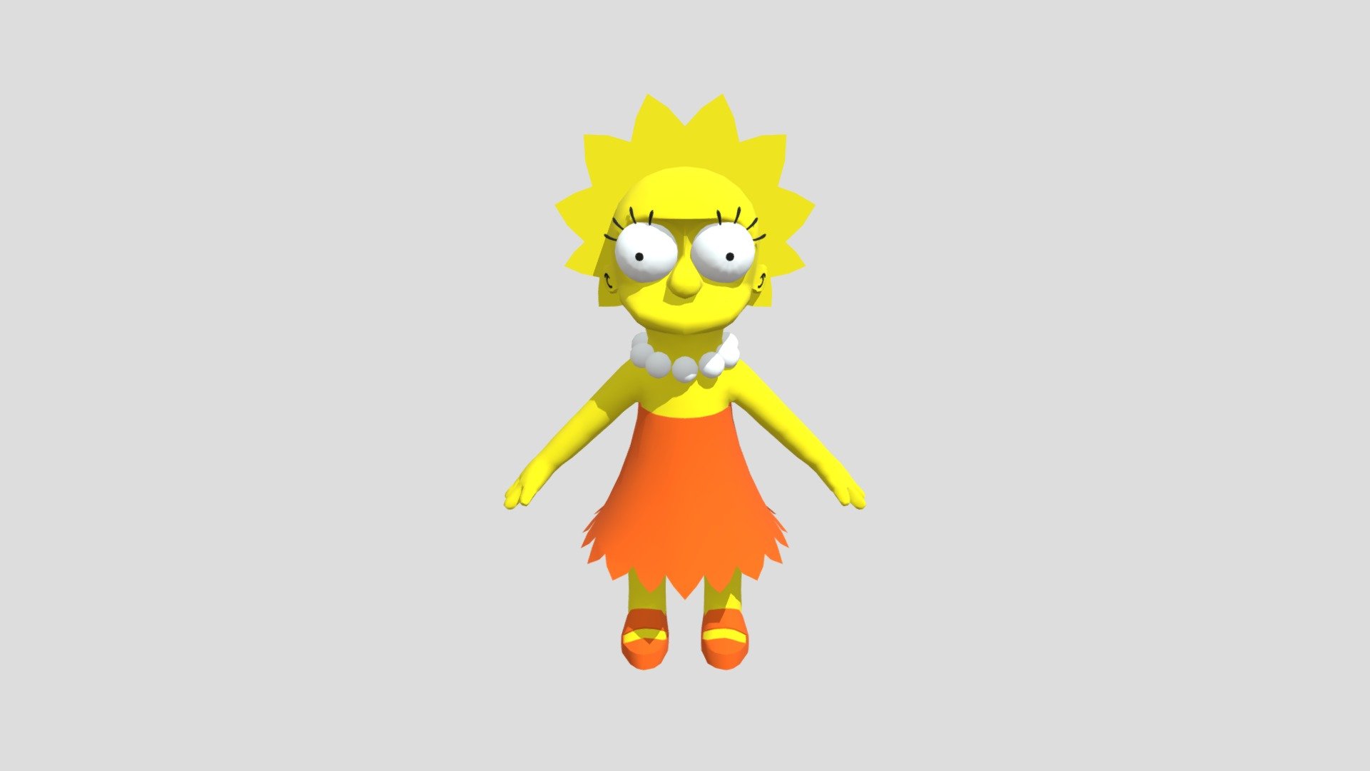 Lisa Simpson - Download Free 3D model by chicosantossaraiva [1826aa6 ...