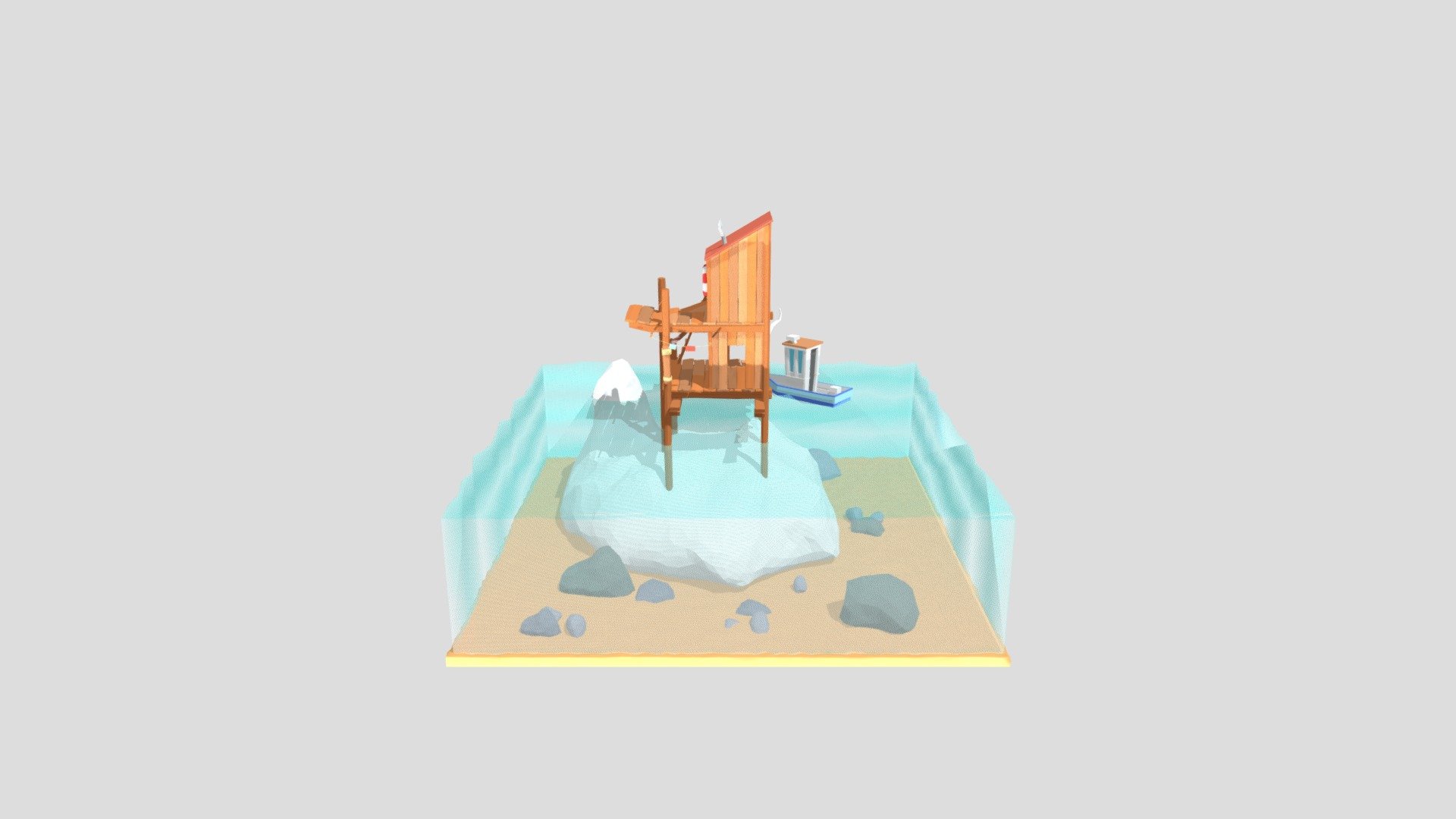 SeaShack - 3D model by adelinarada [1827b93] - Sketchfab