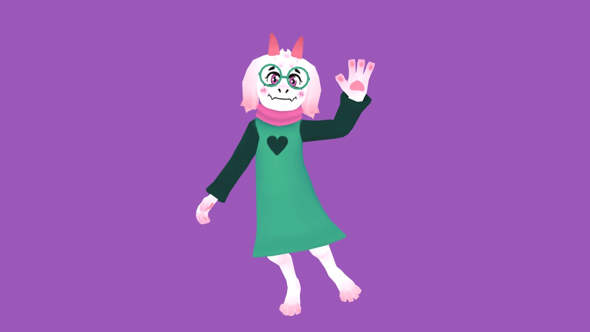 Ralsei - 3D model by DrakoDarker [1829d71] - Sketchfab