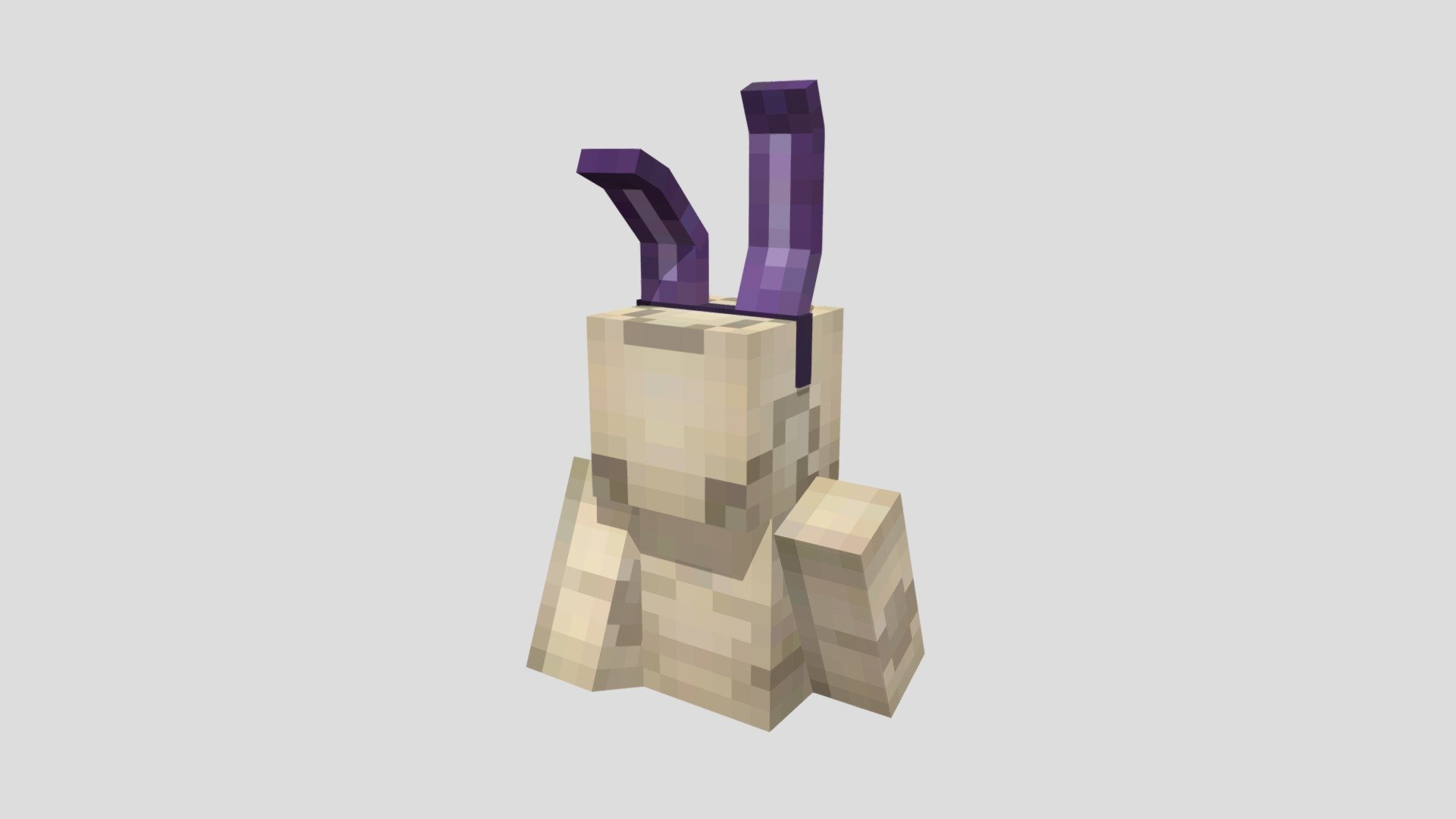 Purple Rabbit ear - 3D model by Chauker [182d34f] - Sketchfab