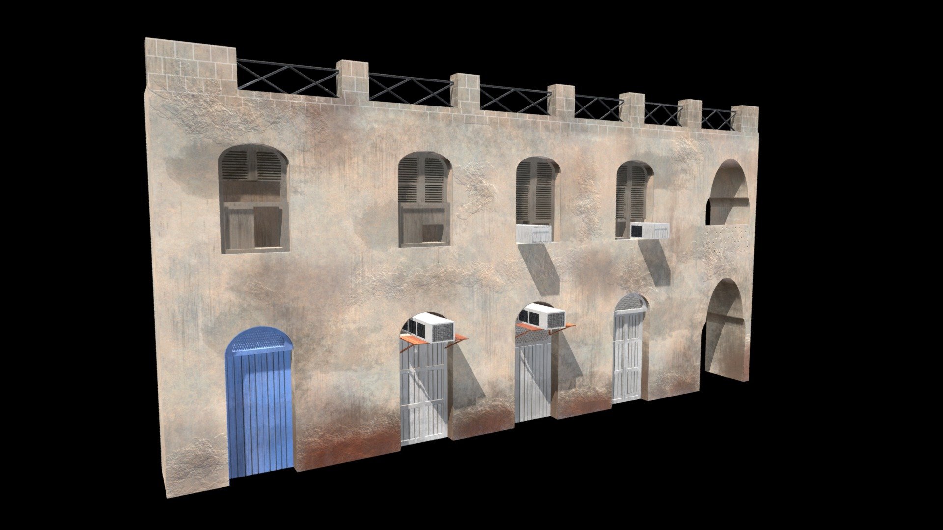 Modelisation - Batiment Erythrée - 3D model by PaulFructus [182f26d ...