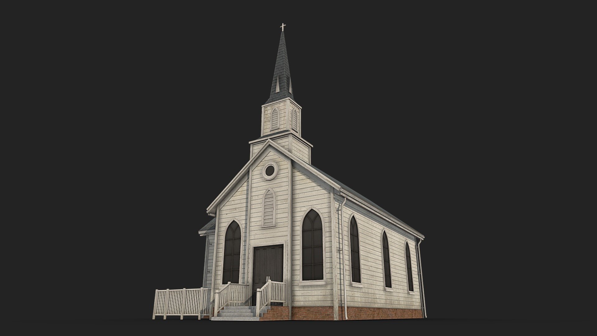 Church - 3D model by kanistra [182f54c] - Sketchfab